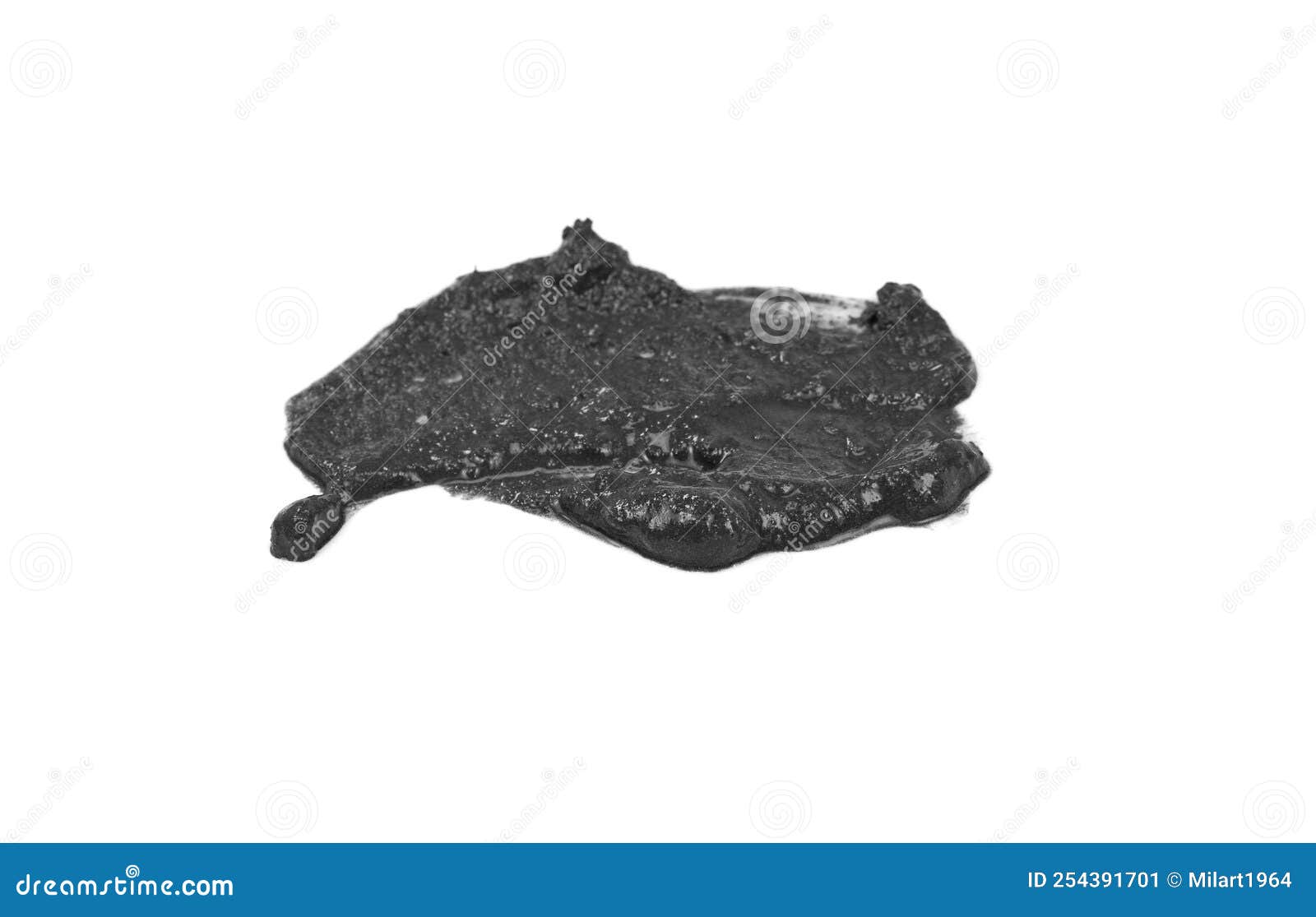 Fondo De Barro Salpicado. Pila De Barro Aislado En Fondo Blanco. Imagen ...