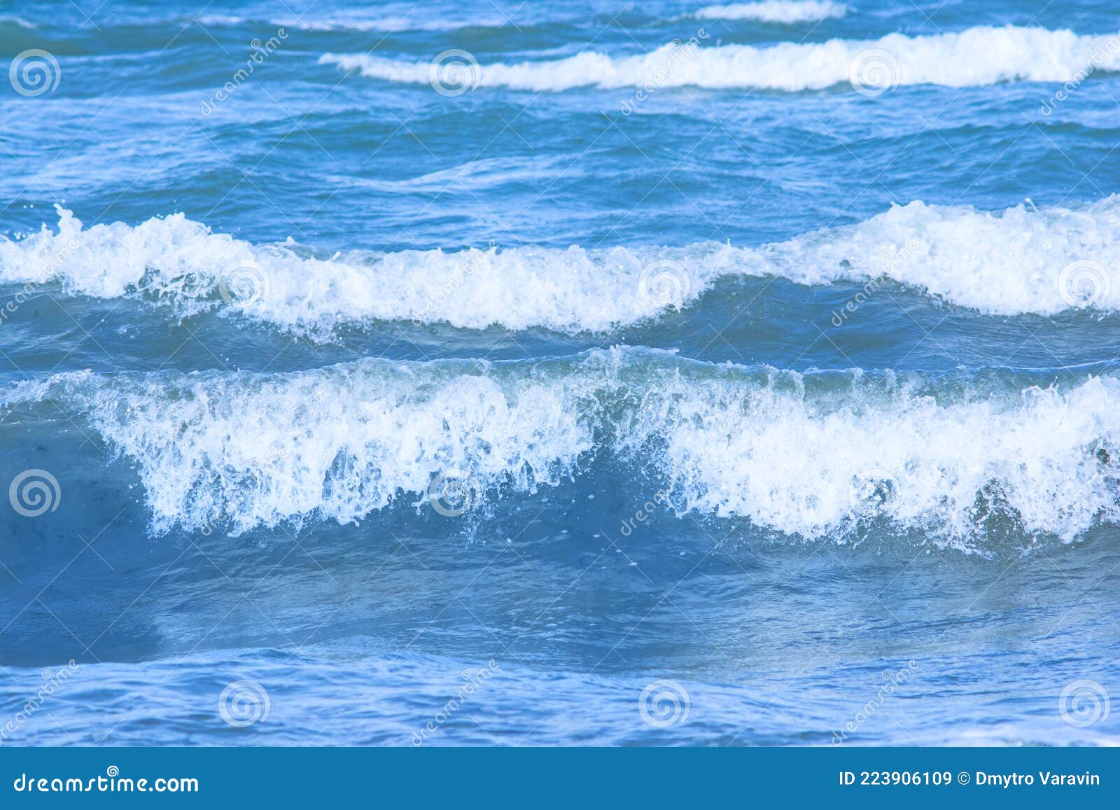 Fondo De Bellas Olas Azules Imagen de archivo - Imagen de turquesa ...