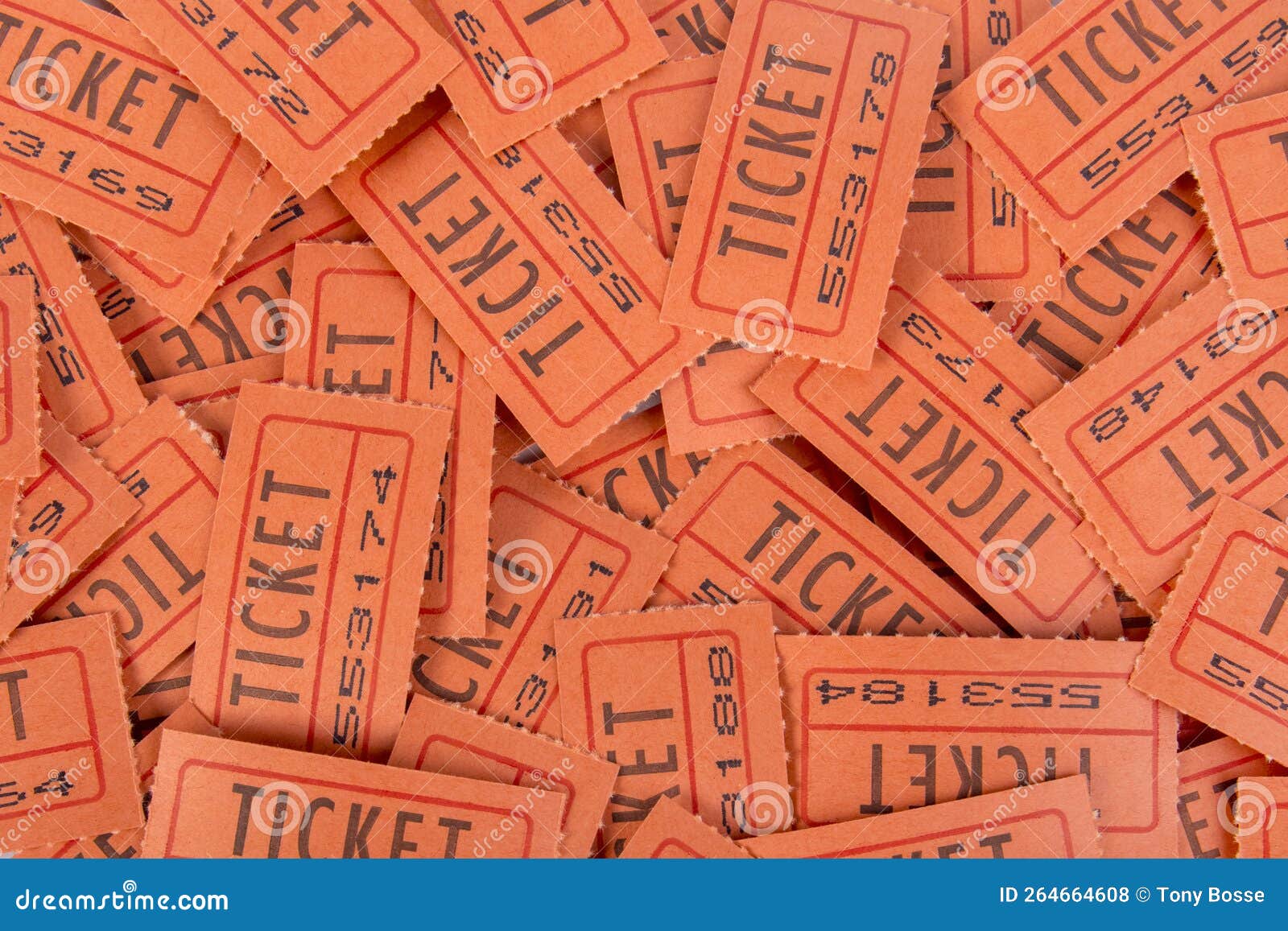 Fondo de billetes de rifa foto de archivo. Imagen de teatro - 264664608