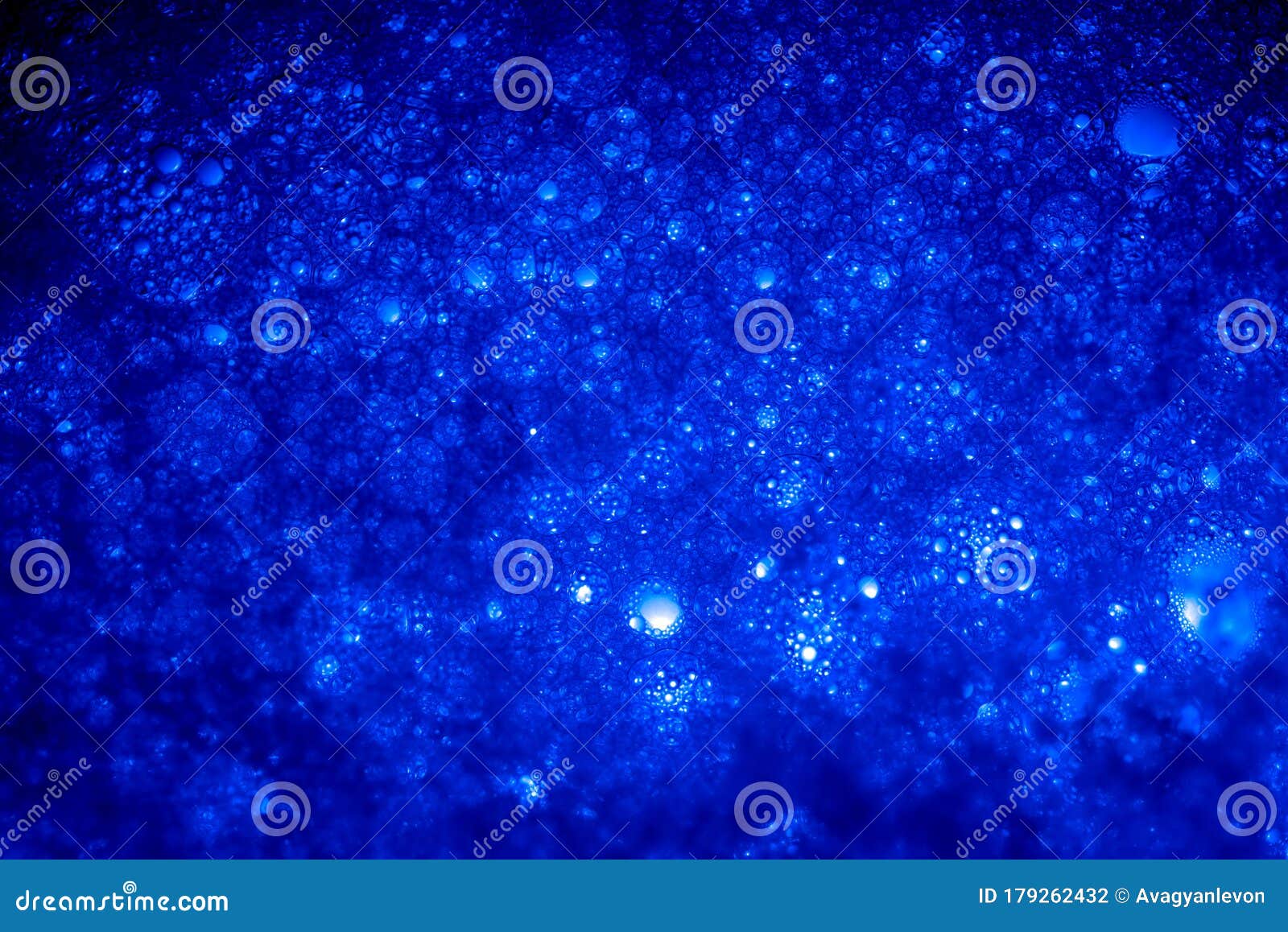 Fondo de burbujas azules foto de archivo. Imagen de burbujas - 179262432