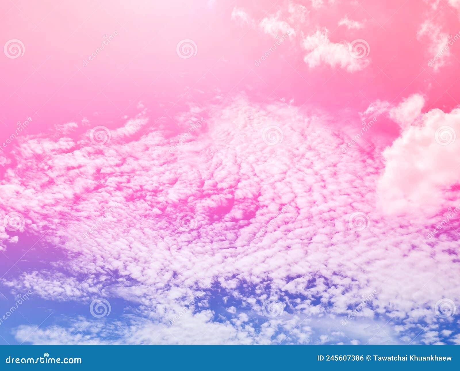 Fondo De Cielo Rosa Y Azul Pastel Foto de archivo - Imagen de fondo ...
