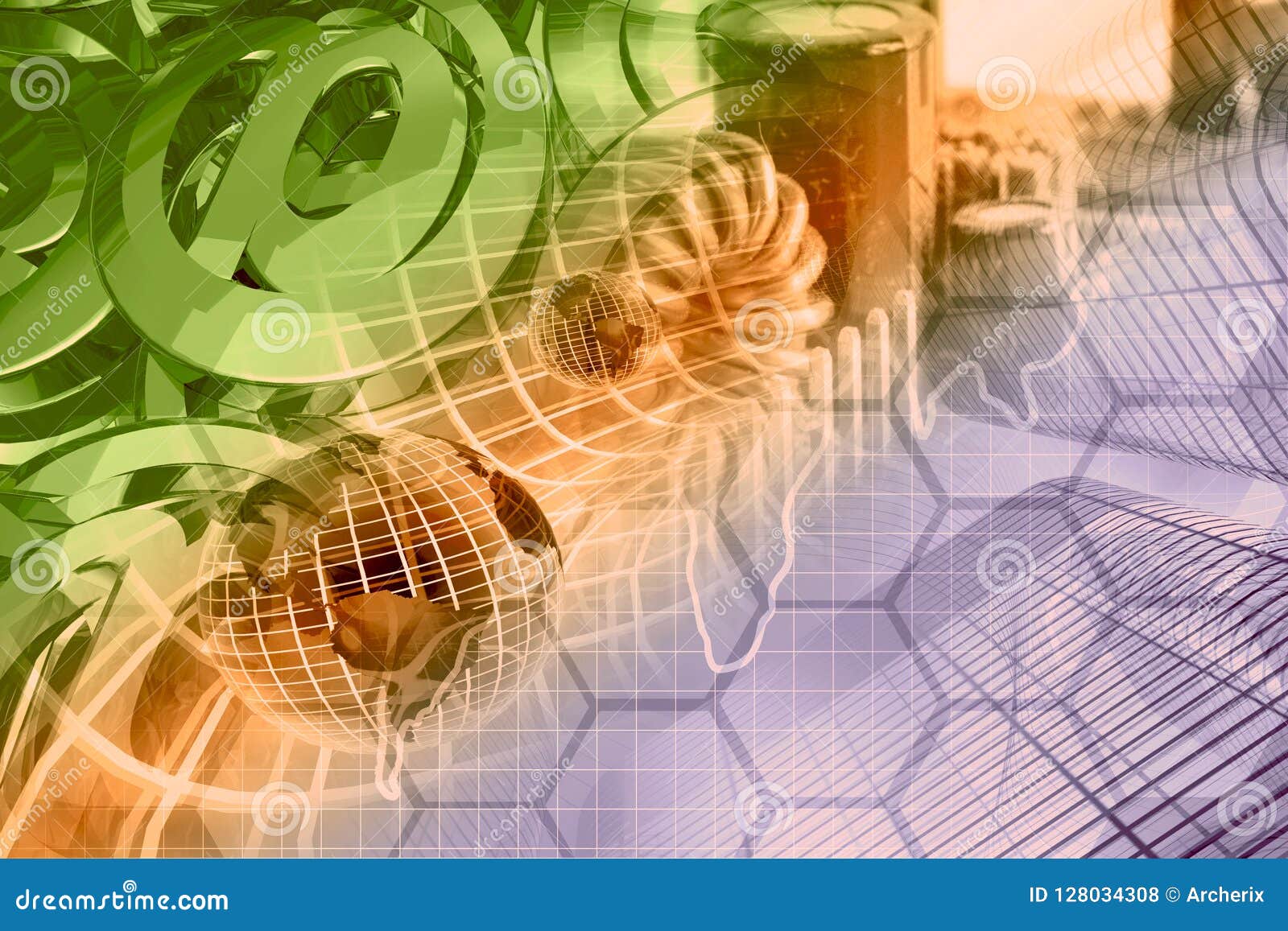 Fondo de Internet stock de ilustración. Ilustración de collage - 128034308