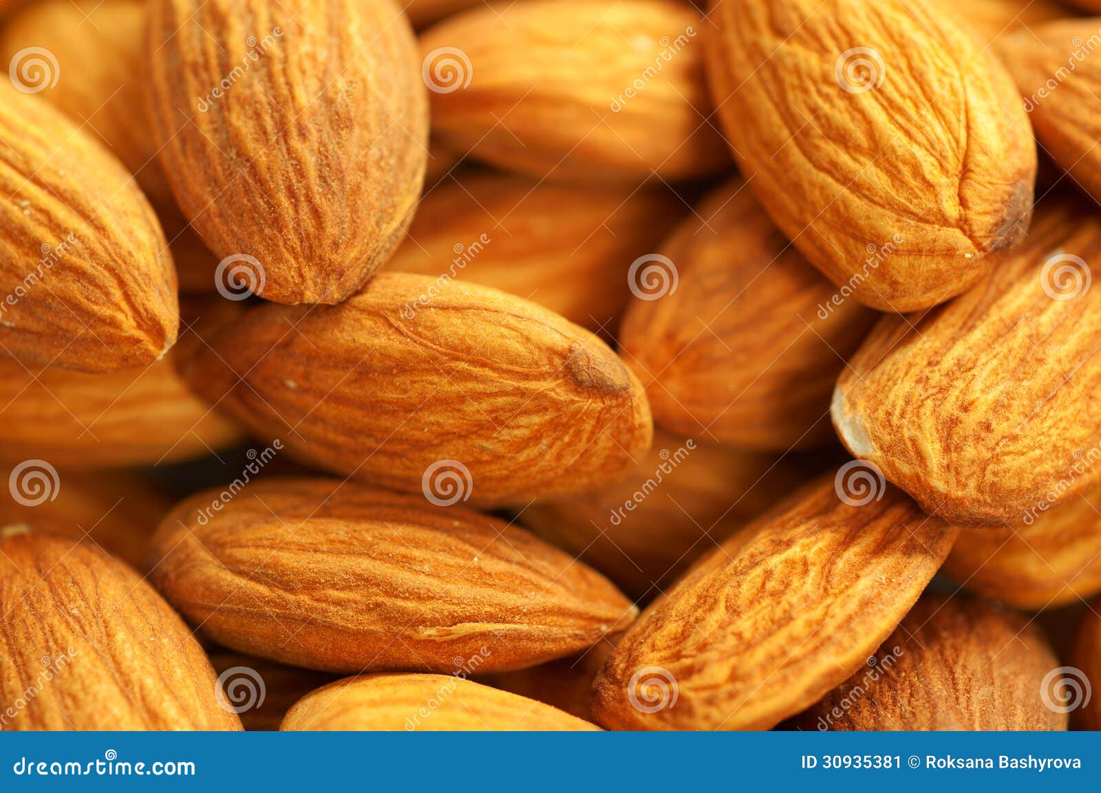 Fondo de la almendra imagen de archivo. Imagen de grano - 30935381