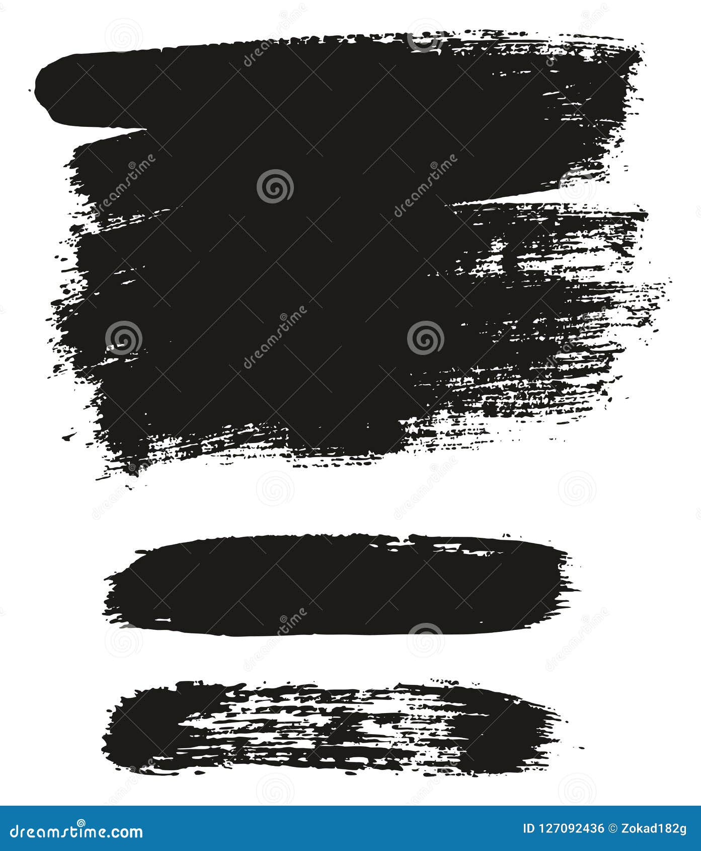 Fondo de la brocha ilustración del vector. Ilustración de alto - 127092436