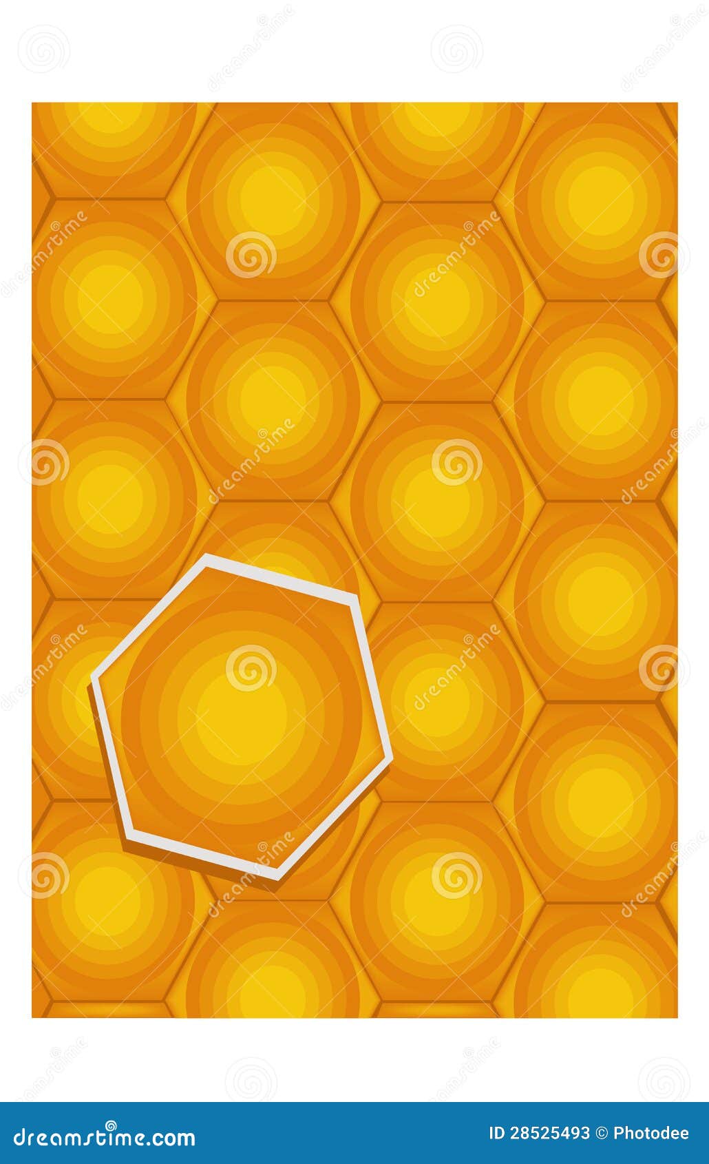 Fondo de la colmena stock de ilustración. Ilustración de beeswax - 28525493