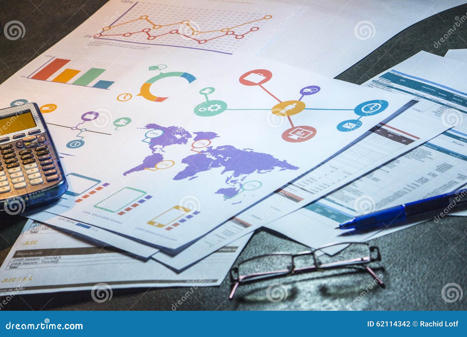 Fondo De La Contabilidad Empresarial Foto de archivo - Imagen de ...