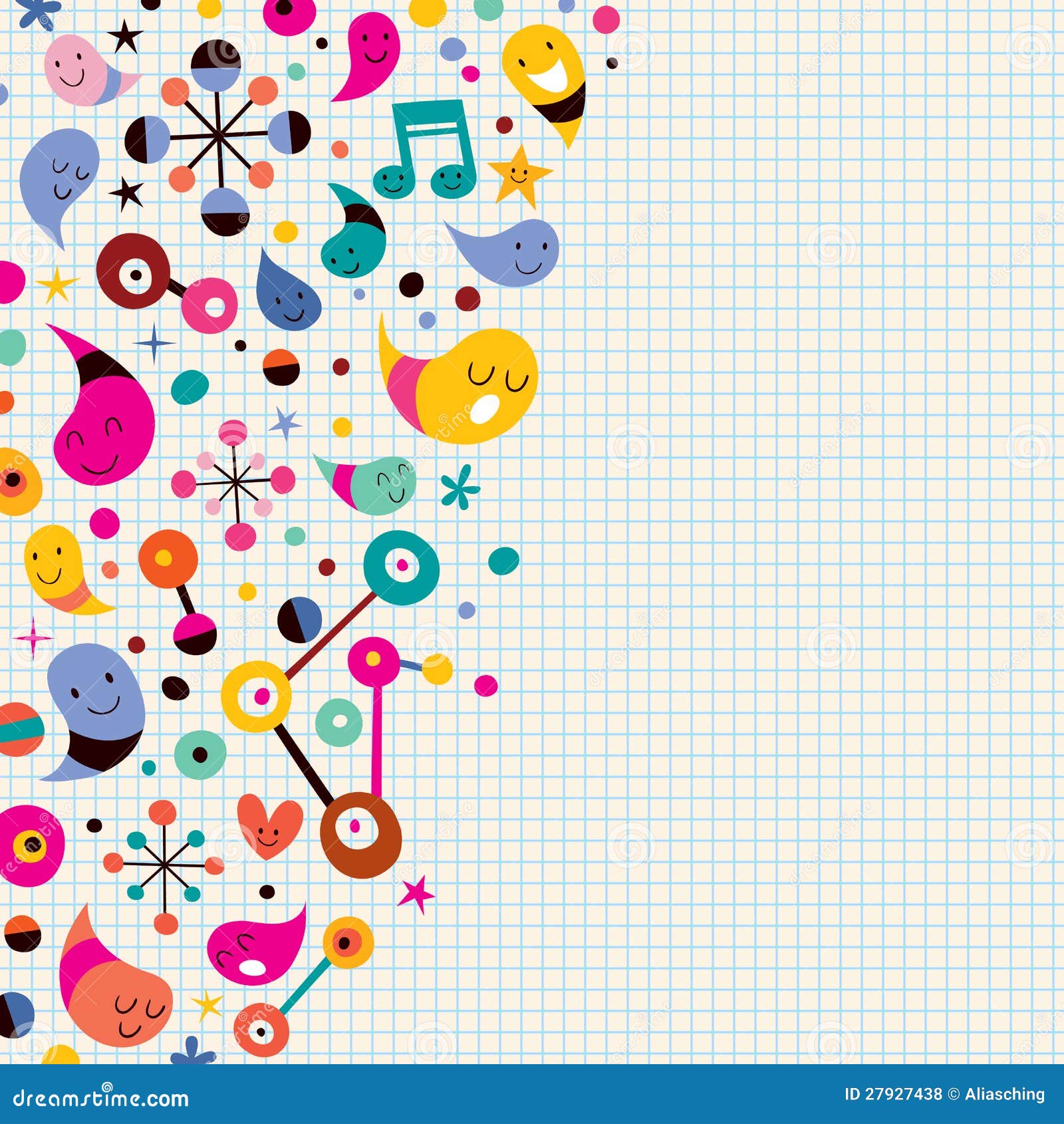 Fondo de la diversión ilustración del vector. Ilustración de decorativo ...