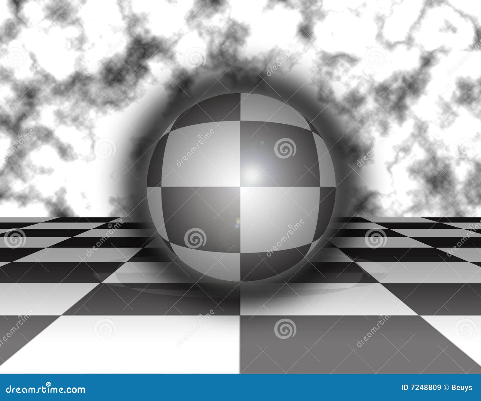 Fondo De La Esfera Del Ajedrez Stock de ilustración - Ilustración de ...