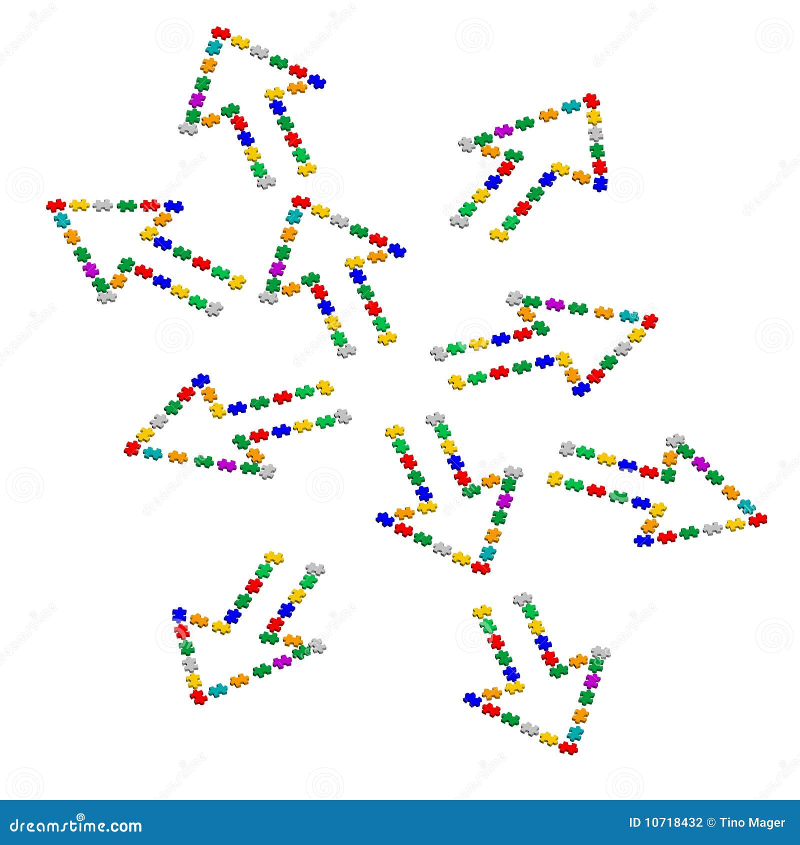 Fondo De La Estrategia De La Flecha Stock de ilustración - Ilustración ...