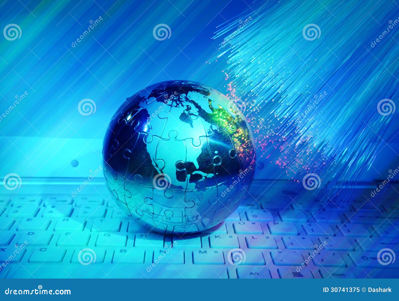 Fondo de la fibra óptica imagen de archivo. Imagen de resplandor - 30741375