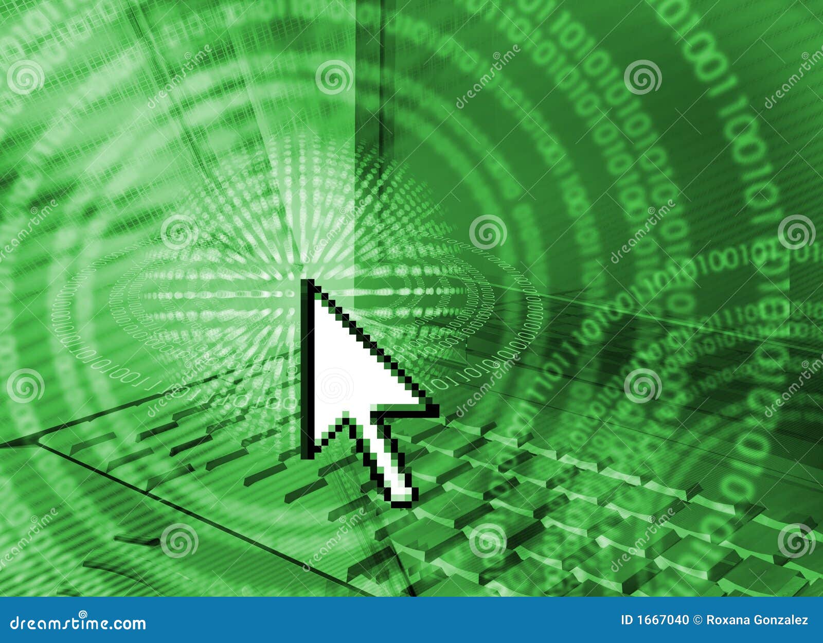 Fondo De La Informática - Verde Stock de ilustración - Ilustración de ...