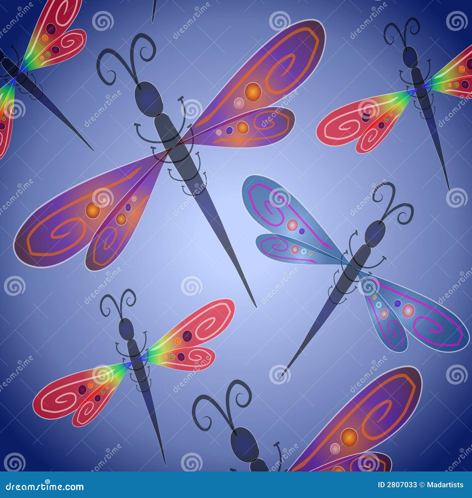 Fondos De Libélulas De Colores