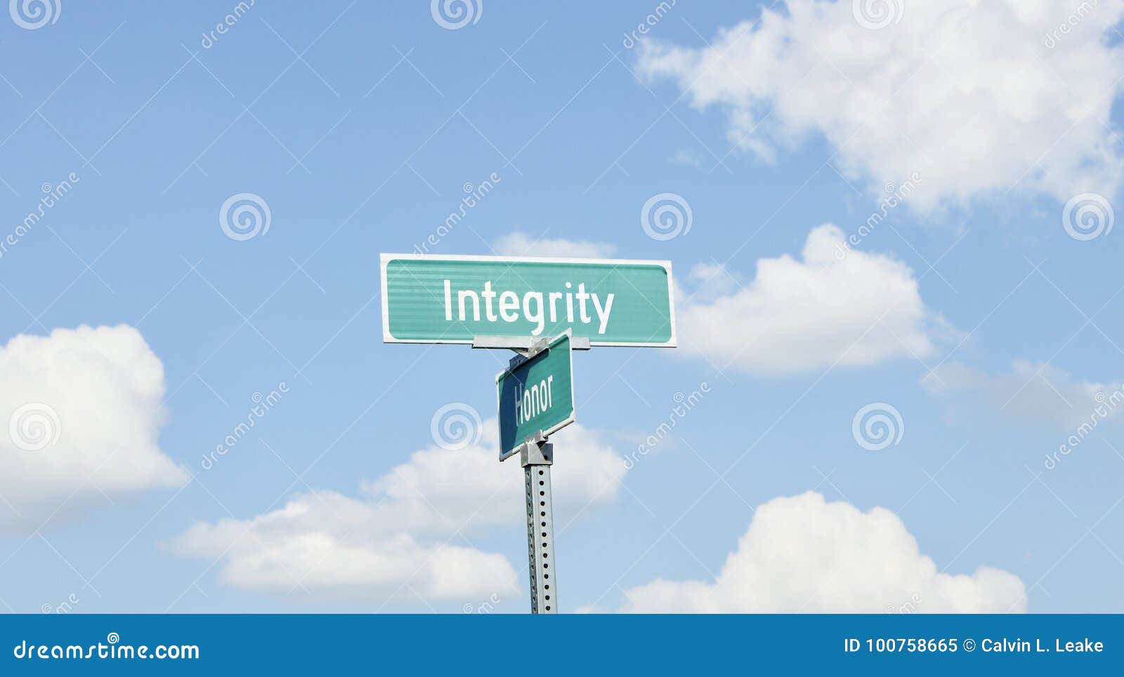 Fondo De La Nube De La Integridad Y Del Honor Imagen de archivo ...