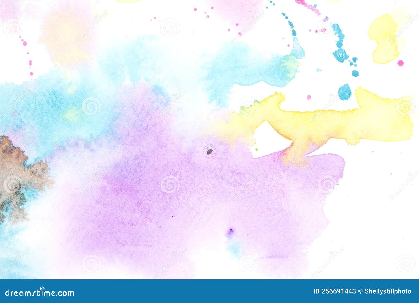 Fondo De La Pintura Acuarela Salpicada En Un Estilo Abstracto Stock de ...