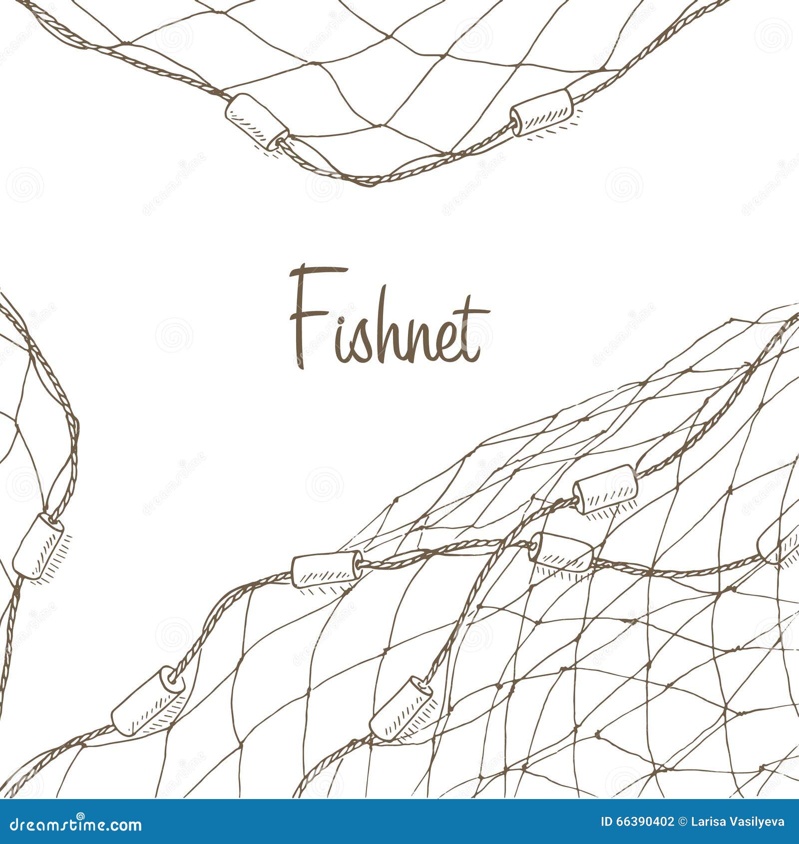 Fondo de la red de pesca ilustración del vector. Ilustración de dieta ...