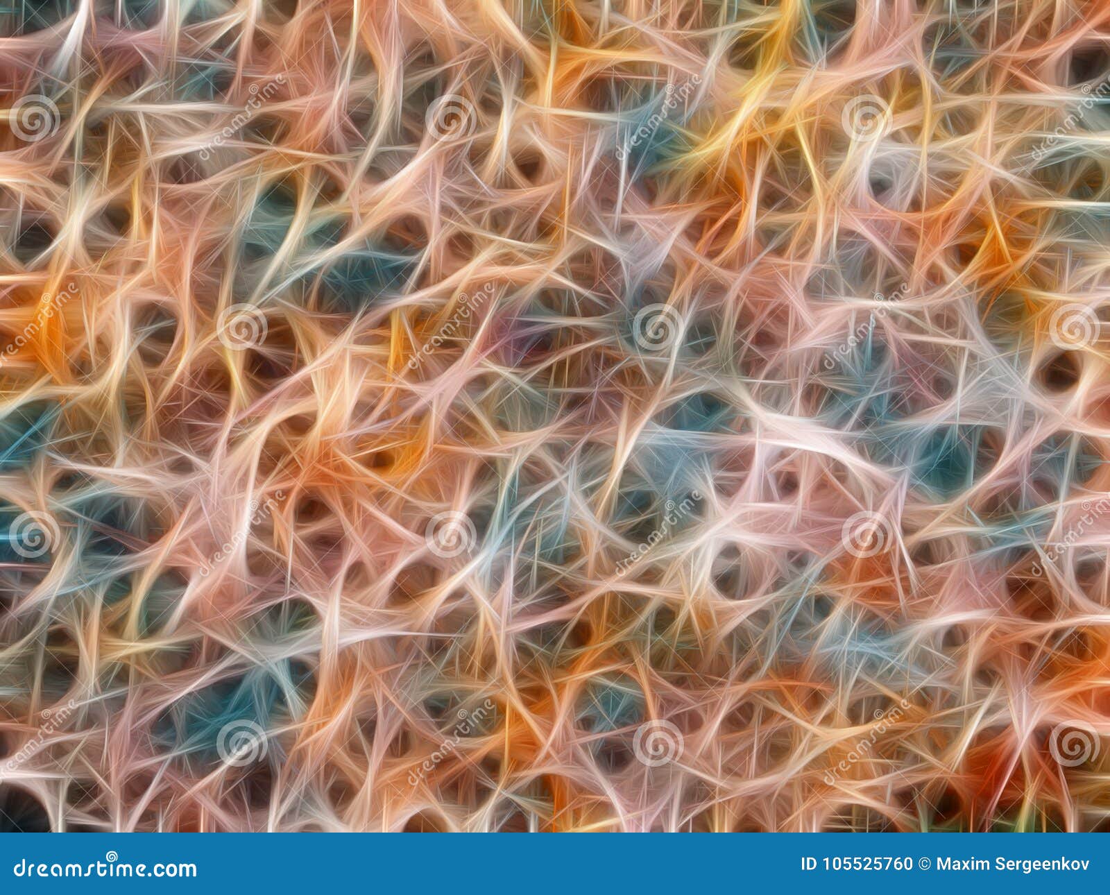 Fondo De La Red Neuronal Con Diversos Colores Foto de archivo - Imagen ...