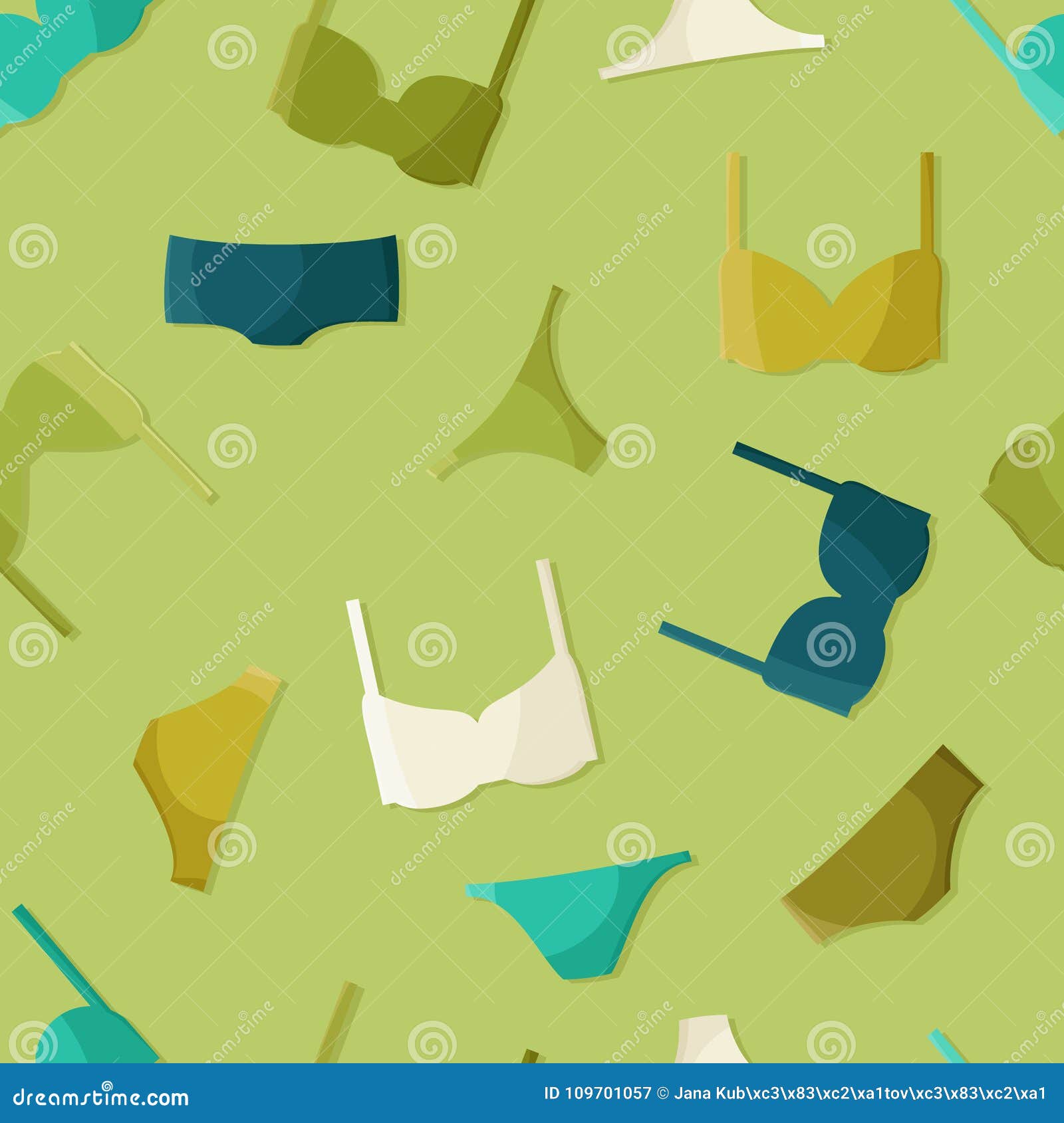 Fondo De La Ropa Interior Del ` S De Las Mujeres Ilustración del Vector ...