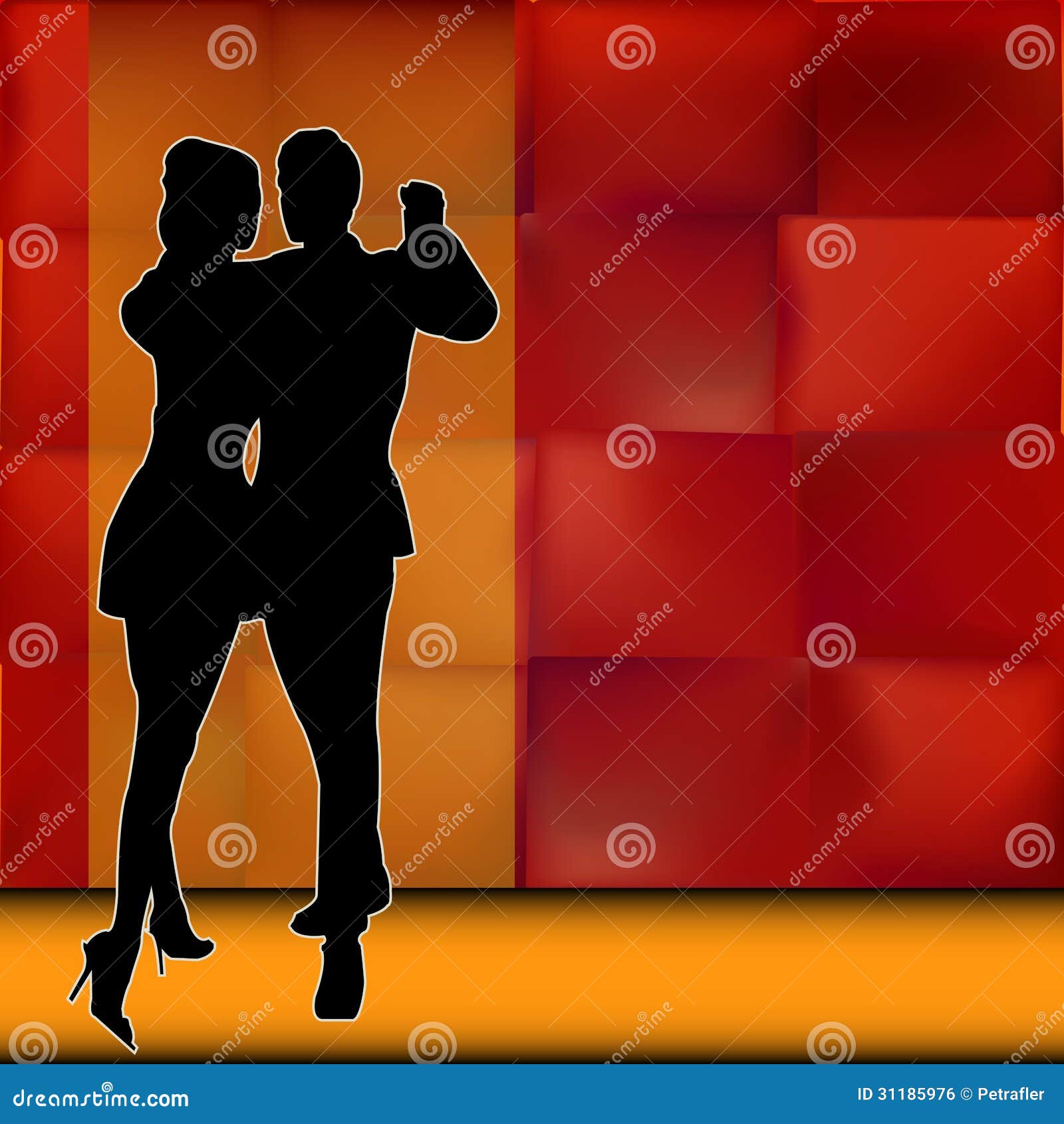 Fondo de la rumba ilustración del vector. Ilustración de danza - 31185976