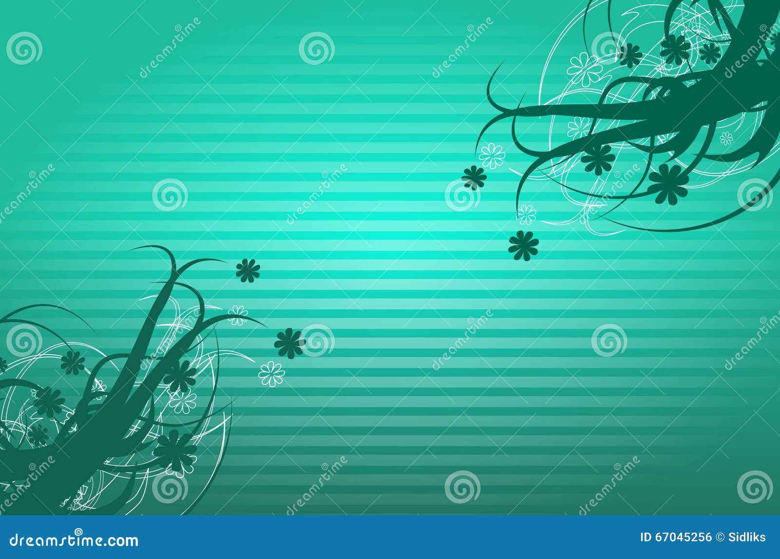 Fondo De La Turquesa Con Los Ornamentos Stock de ilustración ...