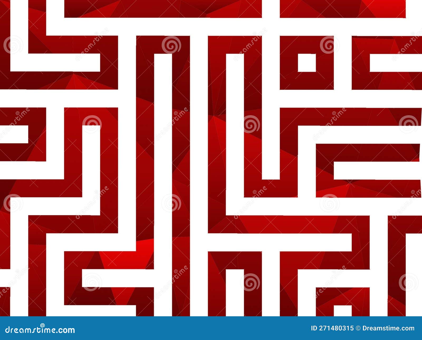 Fondo De Laberinto Rojo Y Blanco Stock de ilustración - Ilustración de ...