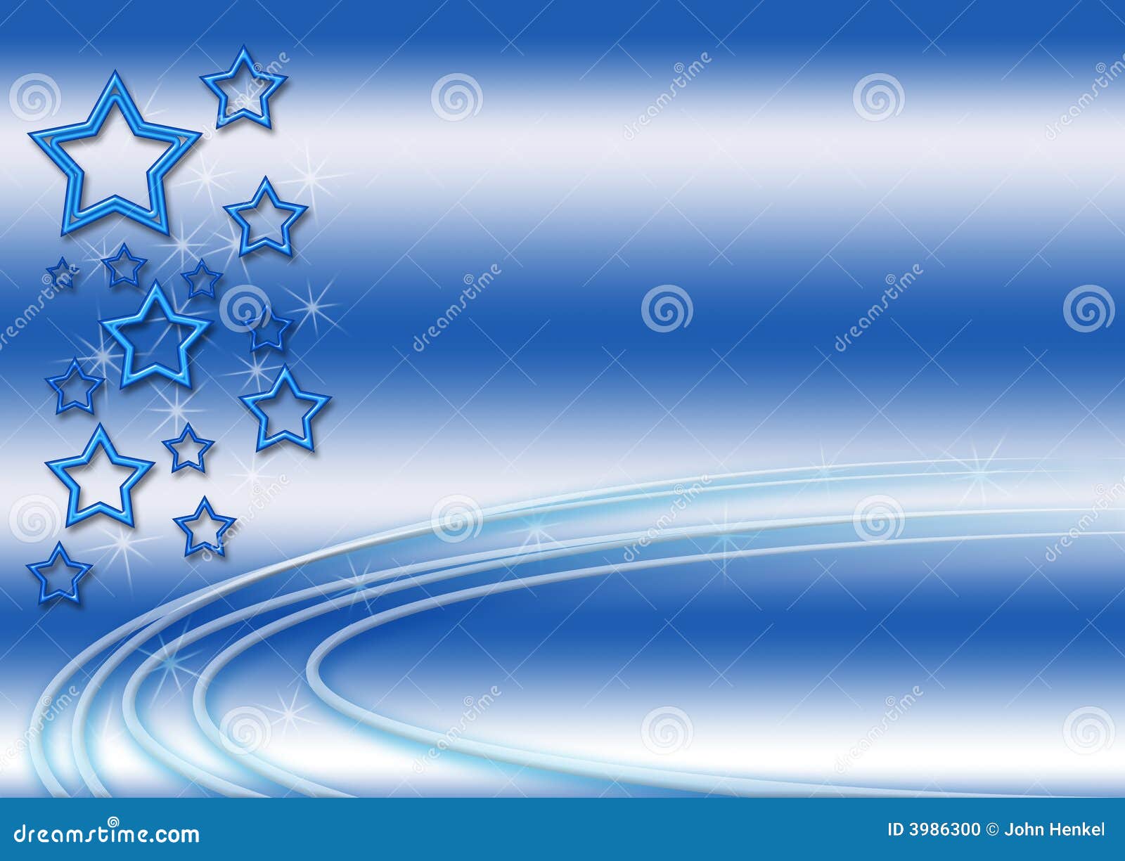 Fondo De Las Estrellas Azules Stock de ilustración - Ilustración de ...