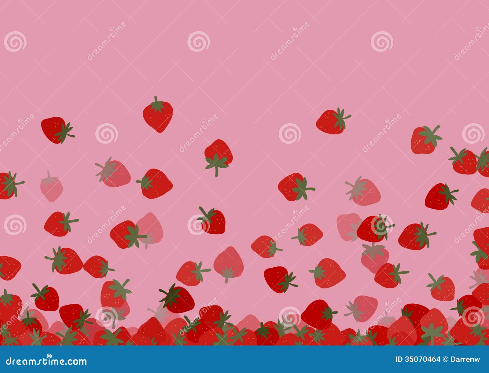 Fondo de las fresas stock de ilustración. Ilustración de fresa - 35070464