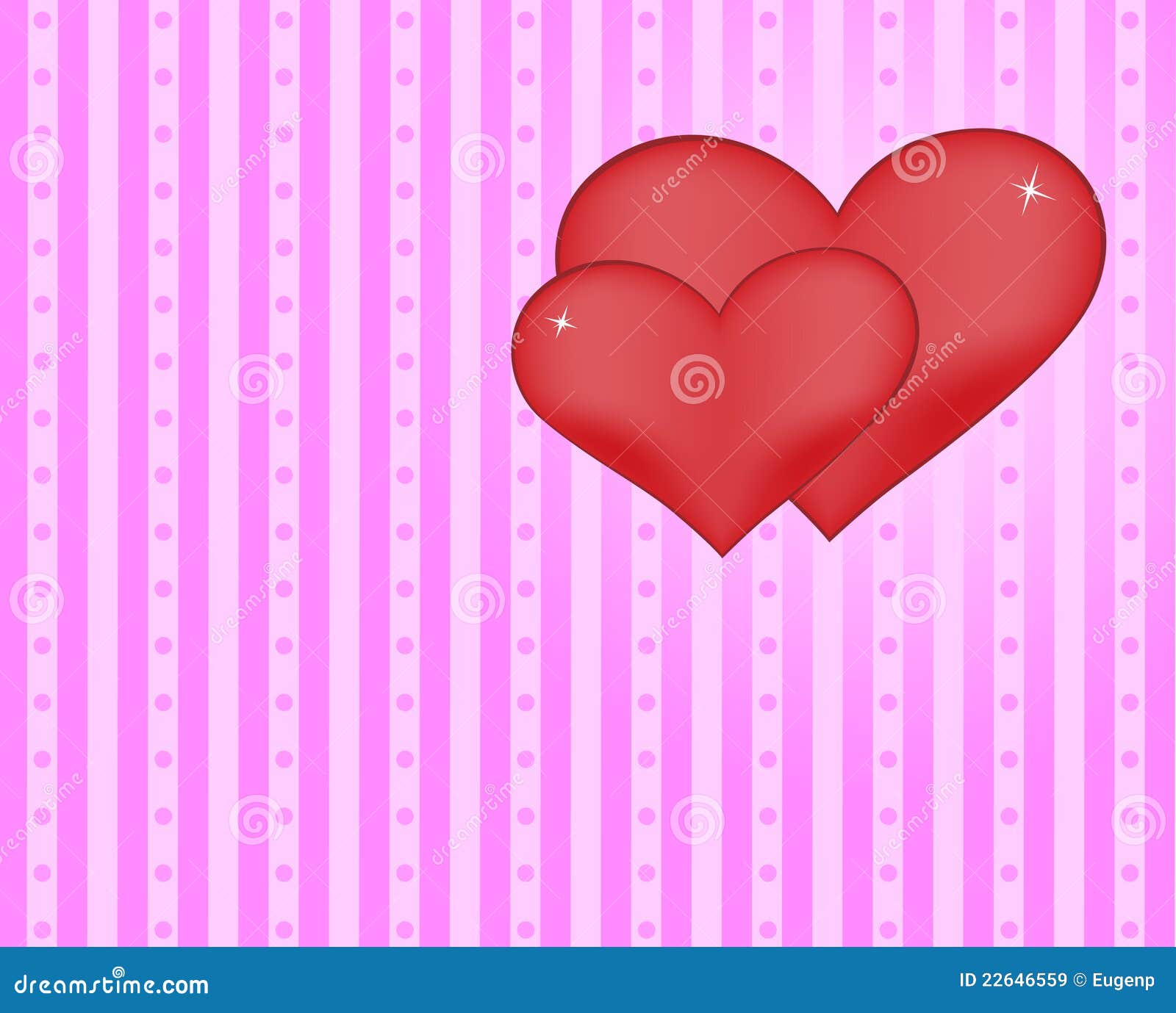 Fondo De Las Rayas De Los Corazones Ilustración del Vector ...