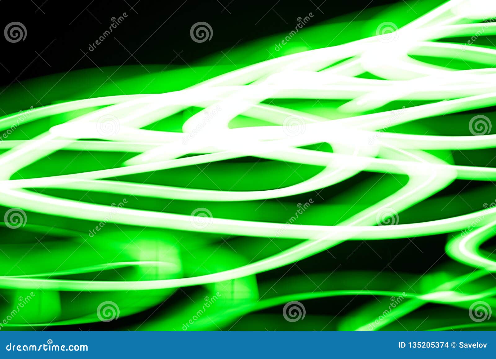 Fondo De Las Rayas Luminosas Del Color Verde Foto de archivo - Imagen ...