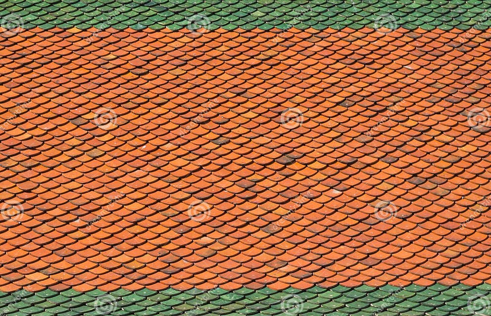 Fondo De Las Tejas De Tejado Foto de archivo - Imagen de anaranjado ...