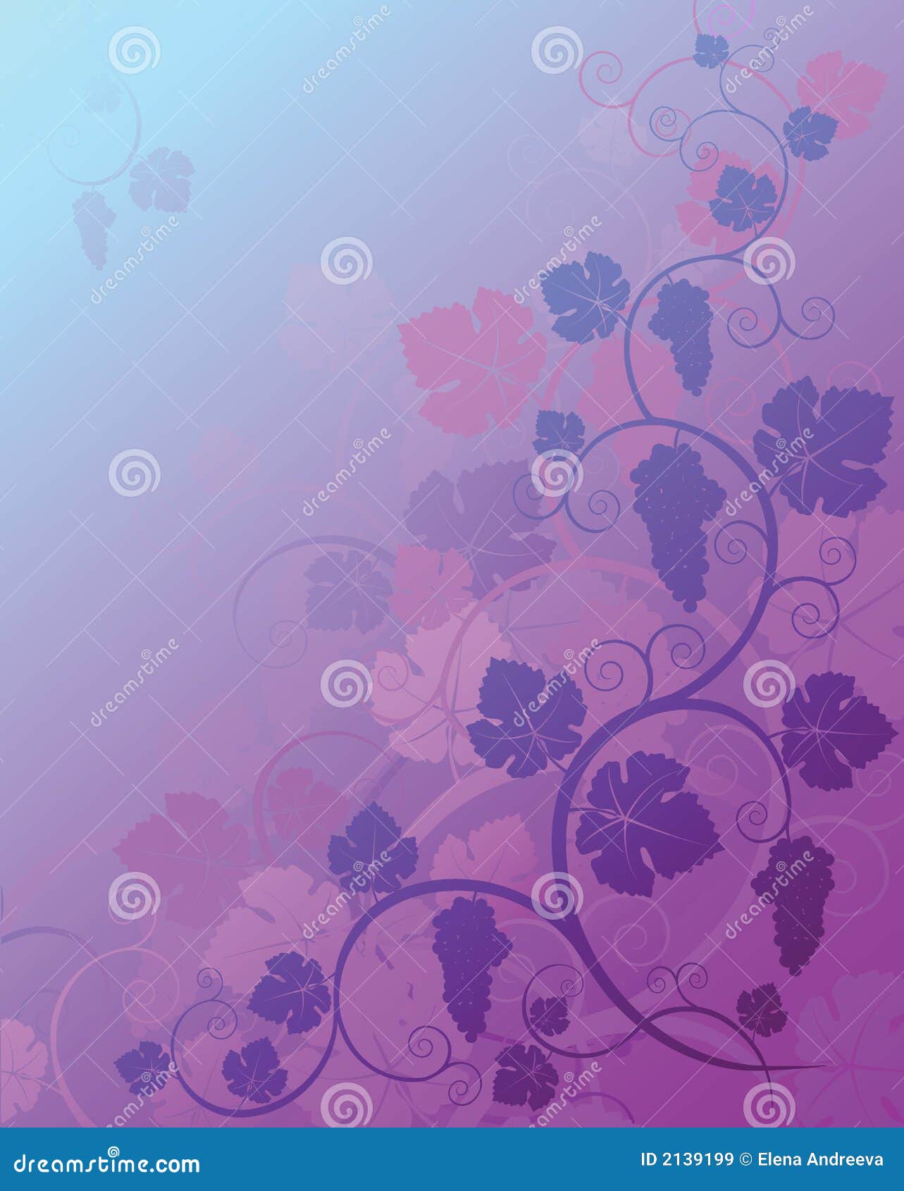 Fondo de las uvas ilustración del vector. Ilustración de resorte - 2139199