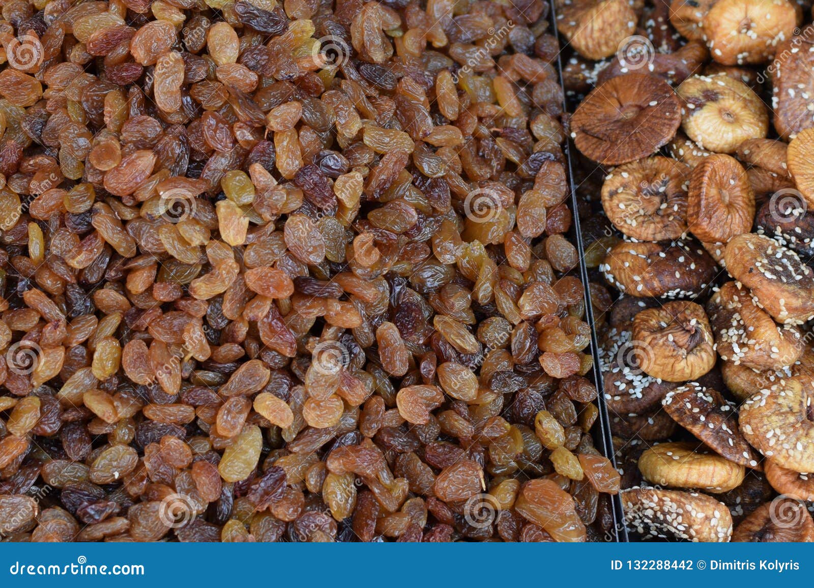 Fondo De Los Frutos Secos De Las Pasas Foto de archivo - Imagen de ...