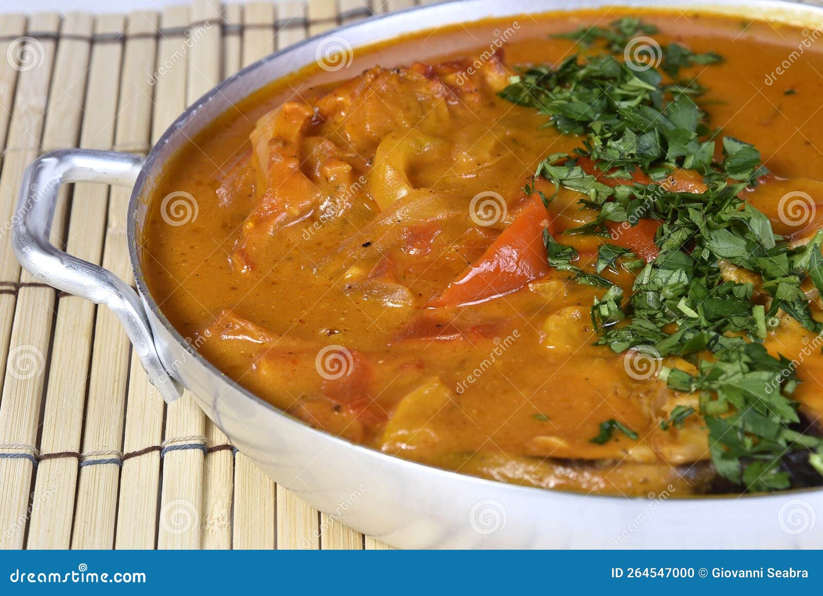 Fondo De Moqueca De Estofado De Mariscos De Brasil Foto de archivo ...