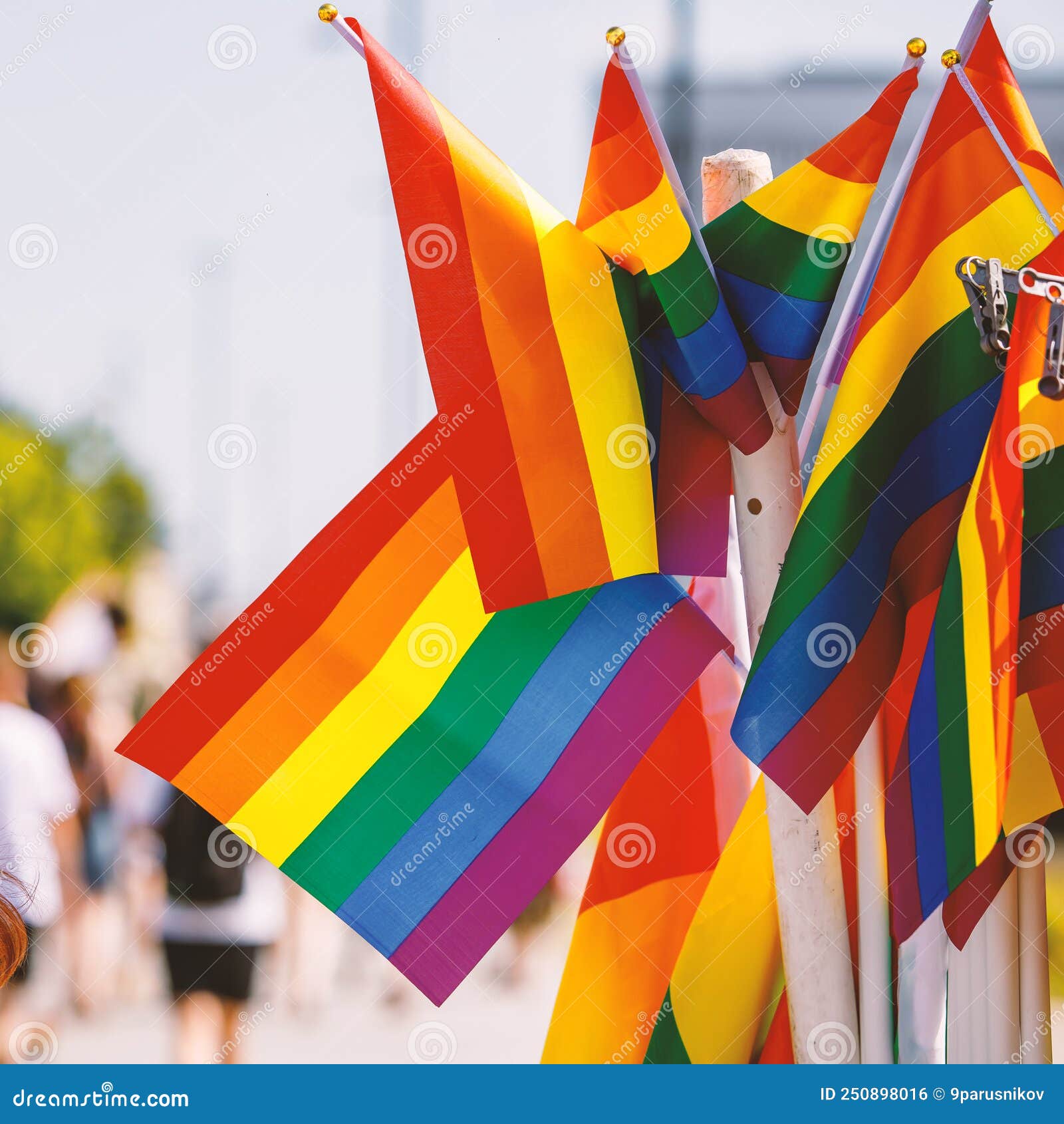 Fondo De Muchas Banderas Lgbt Arcoiris. Foto de archivo - Imagen de ...