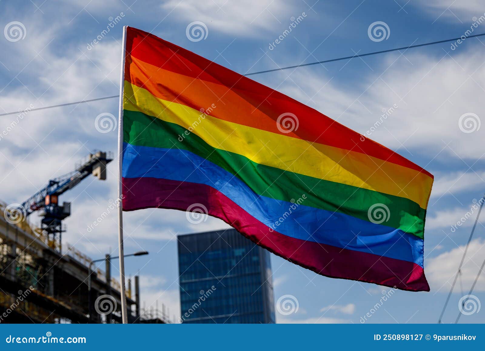 Fondo De Muchas Banderas Lgbt Arcoiris. Imagen de archivo - Imagen de ...