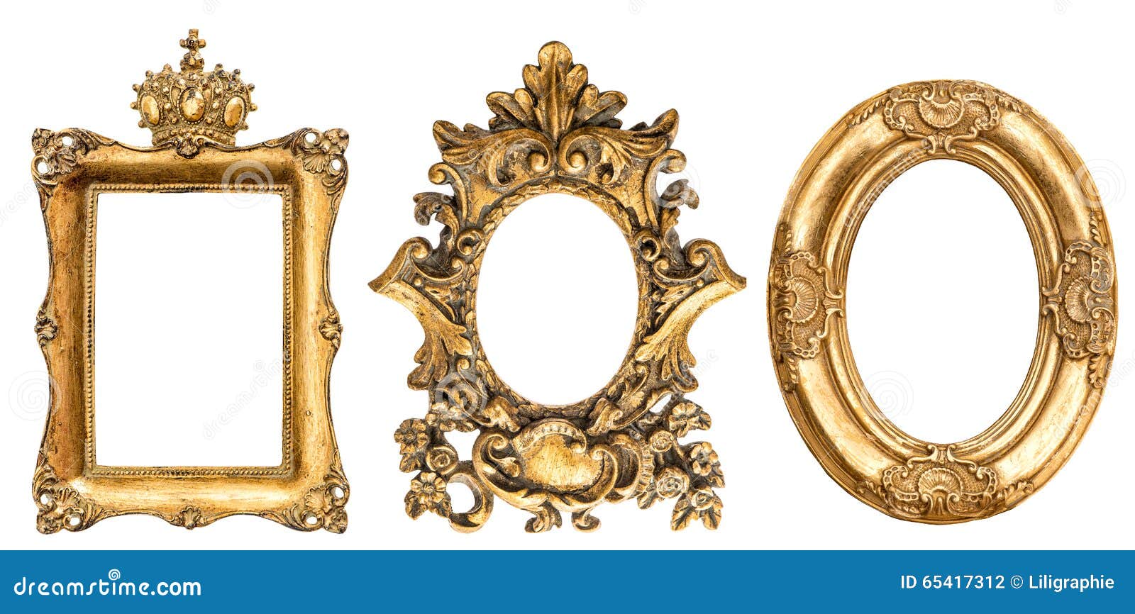 Fondo De Oro Barroco Del Blanco Del Marco Foto de archivo - Imagen de ...