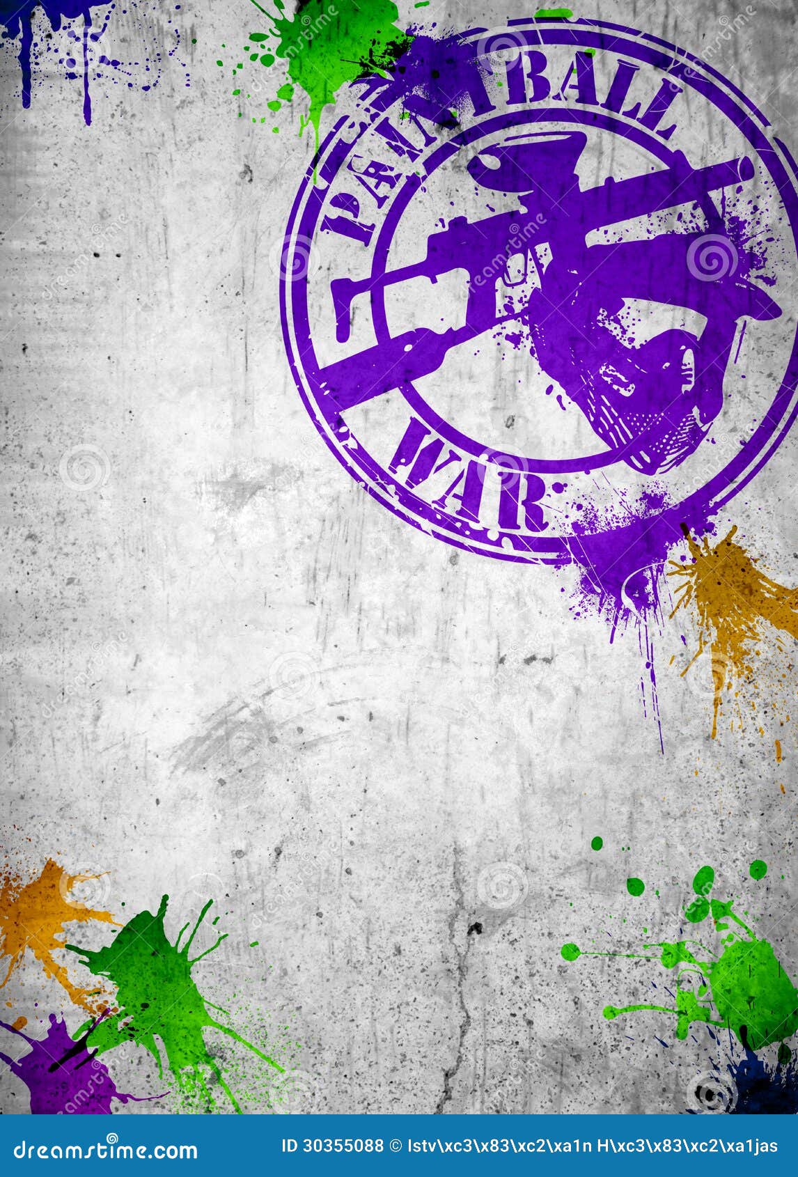 Fondo de Paintball stock de ilustración. Ilustración de bandera - 30355088