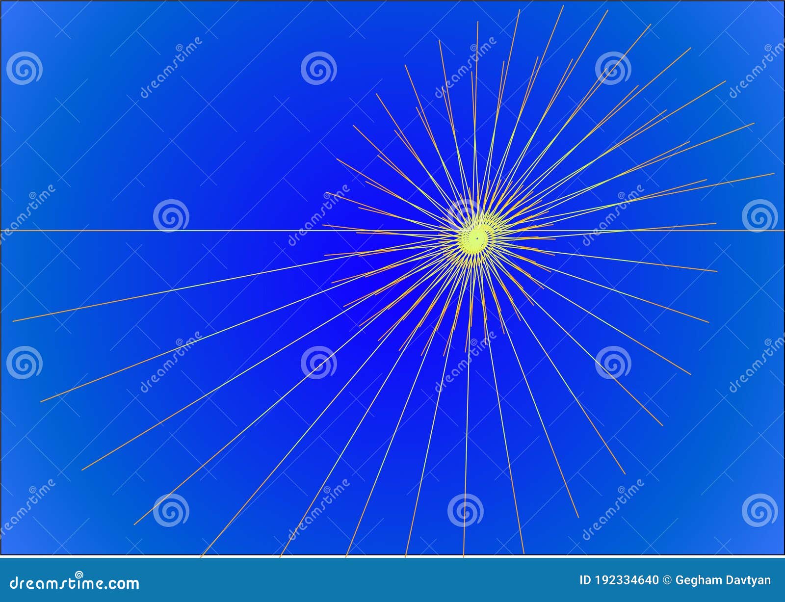 Fondo De Rayos Azules Fondo Azul Abstracto Stock de ilustración ...