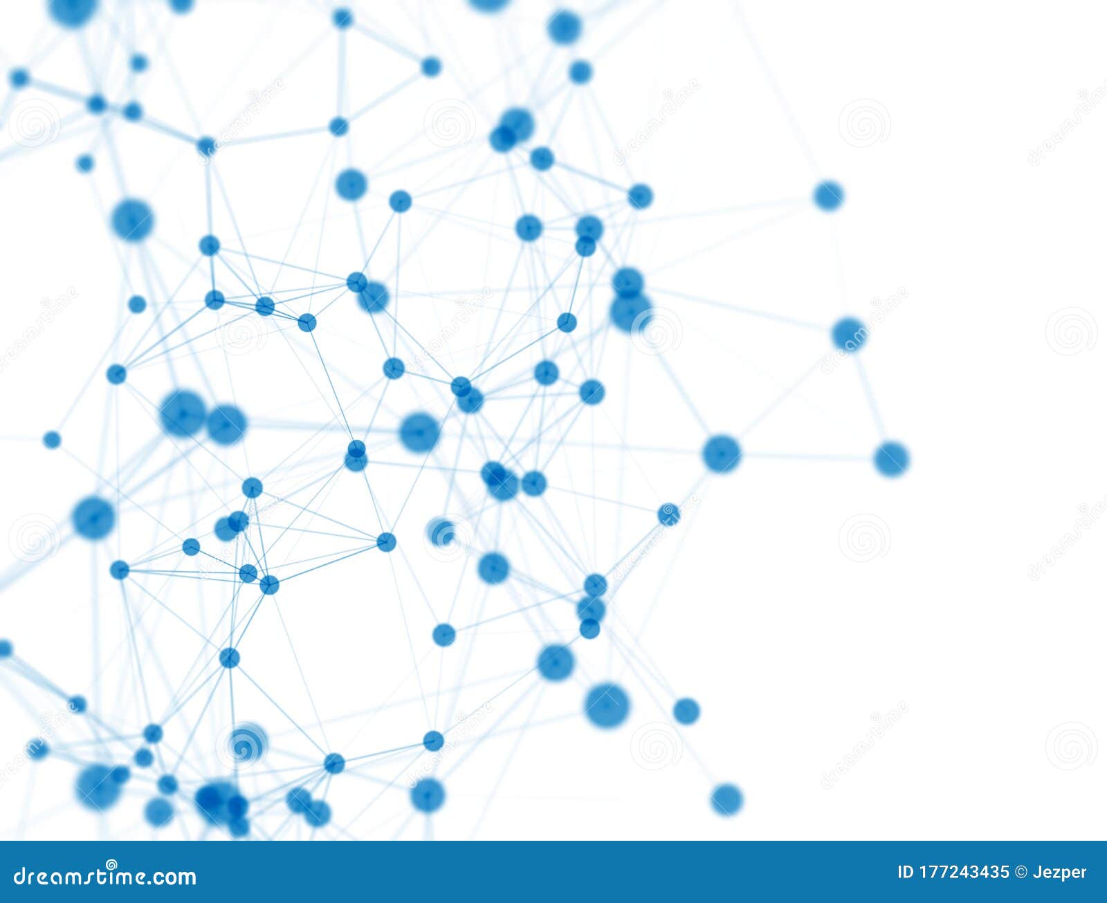 Fondo De Red De Puntos Conectados Stock de ilustración - Ilustración de ...