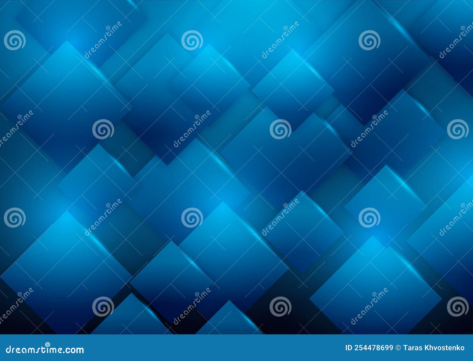 Fondo De Rombos Azul Abstracto Ilustración del Vector - Ilustración de ...