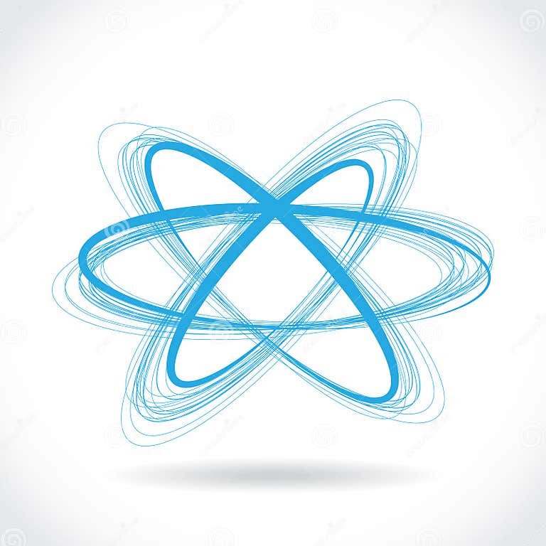 Fondo De Scientic Con Los Elipses Stock de ilustración - Ilustración de ...