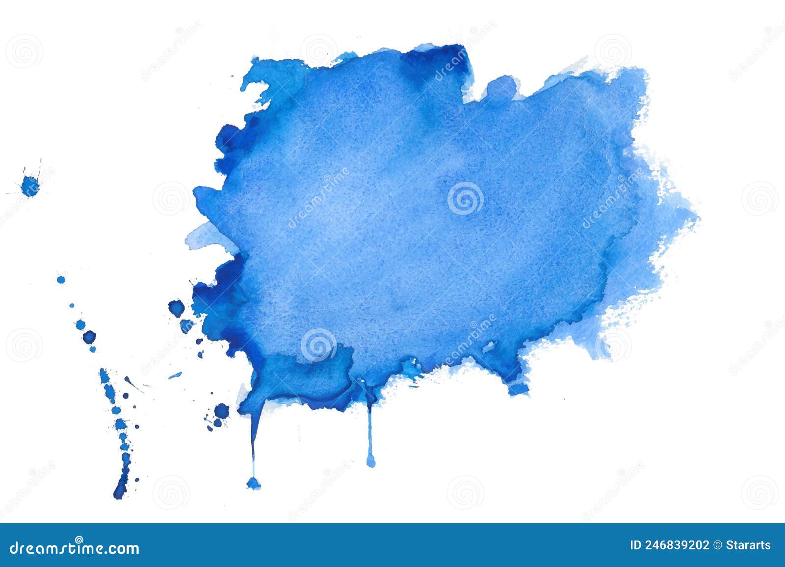 Fondo De Textura De Mancha De Color Azul Abstracto Ilustración del ...