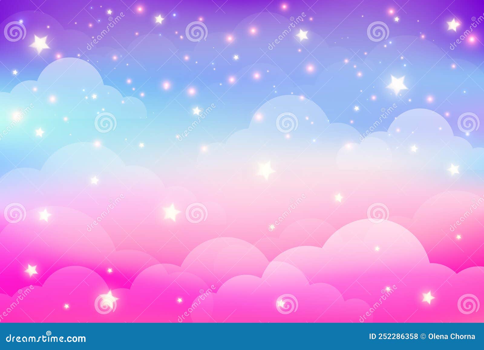 Fondo De Unicornio Arco Iris Con Nubes Y Estrellas. Cielo Color Pastel ... Fondo De Unicornio Arco Iris Con Nubes Y Estrellas. Cielo Color Pastel ...