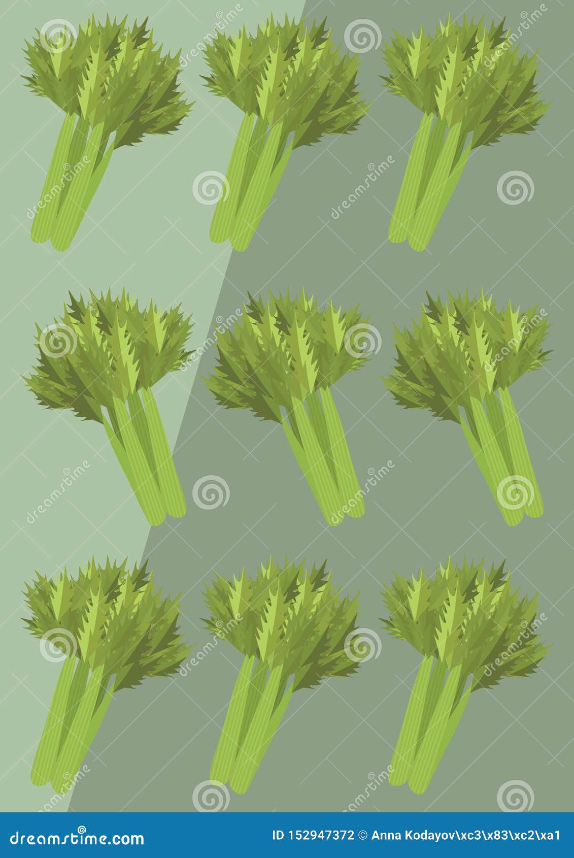 Fondo del apio del vector stock de ilustración. Ilustración de pedazos ...