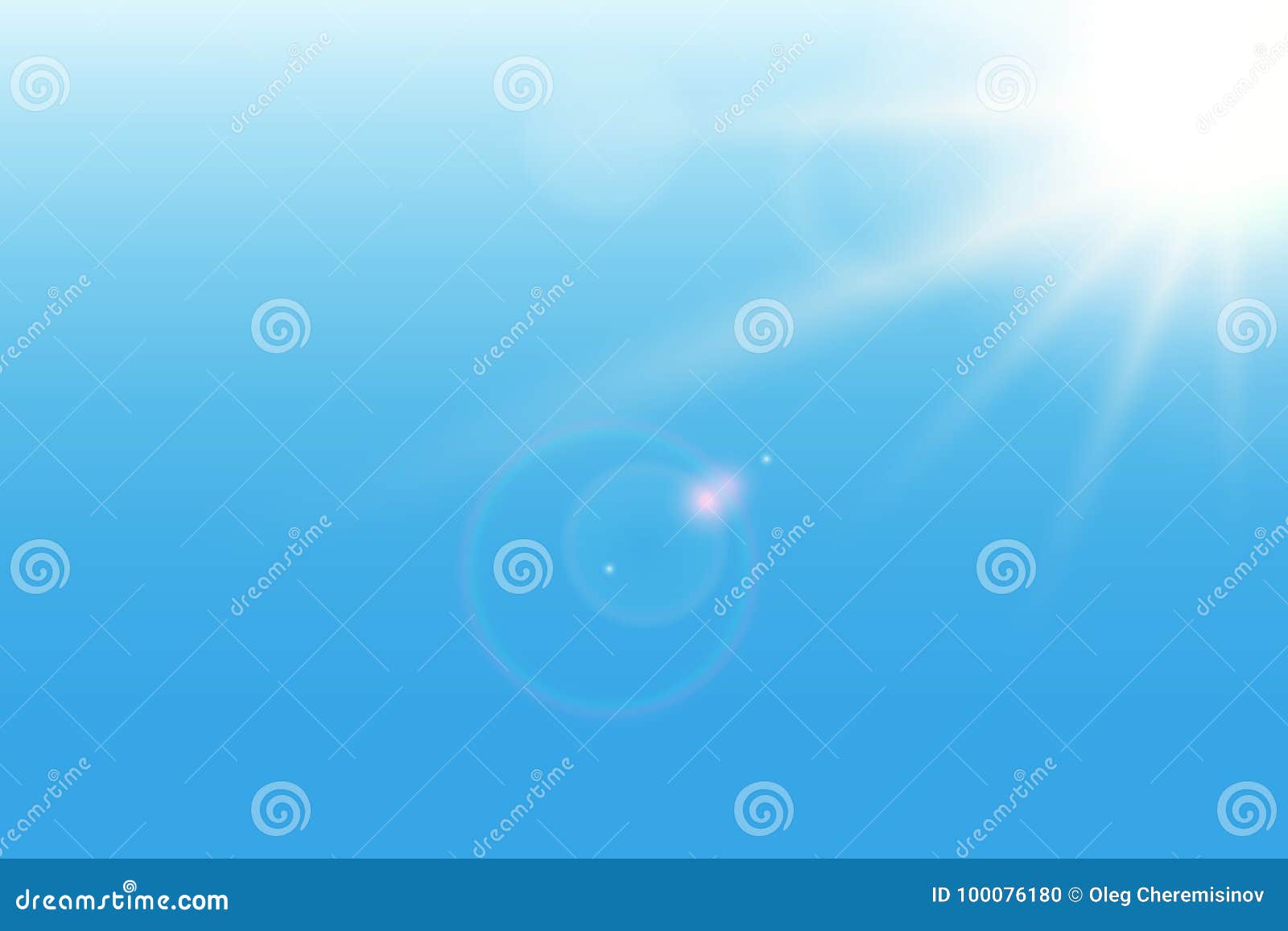 Fondo Del Azul De La Sol Ilustración Del Vector Ilustración del Vector ...