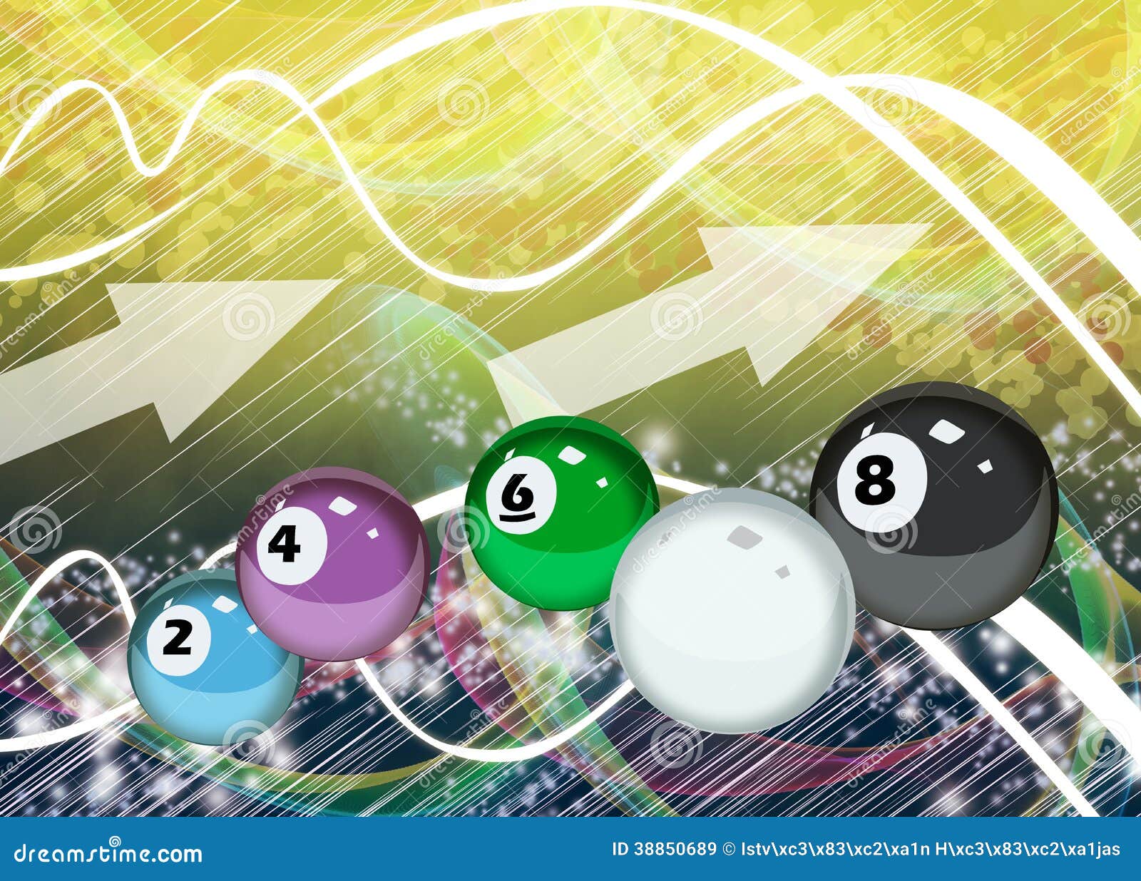 Fondo del billar stock de ilustración. Ilustración de torneo - 38850689