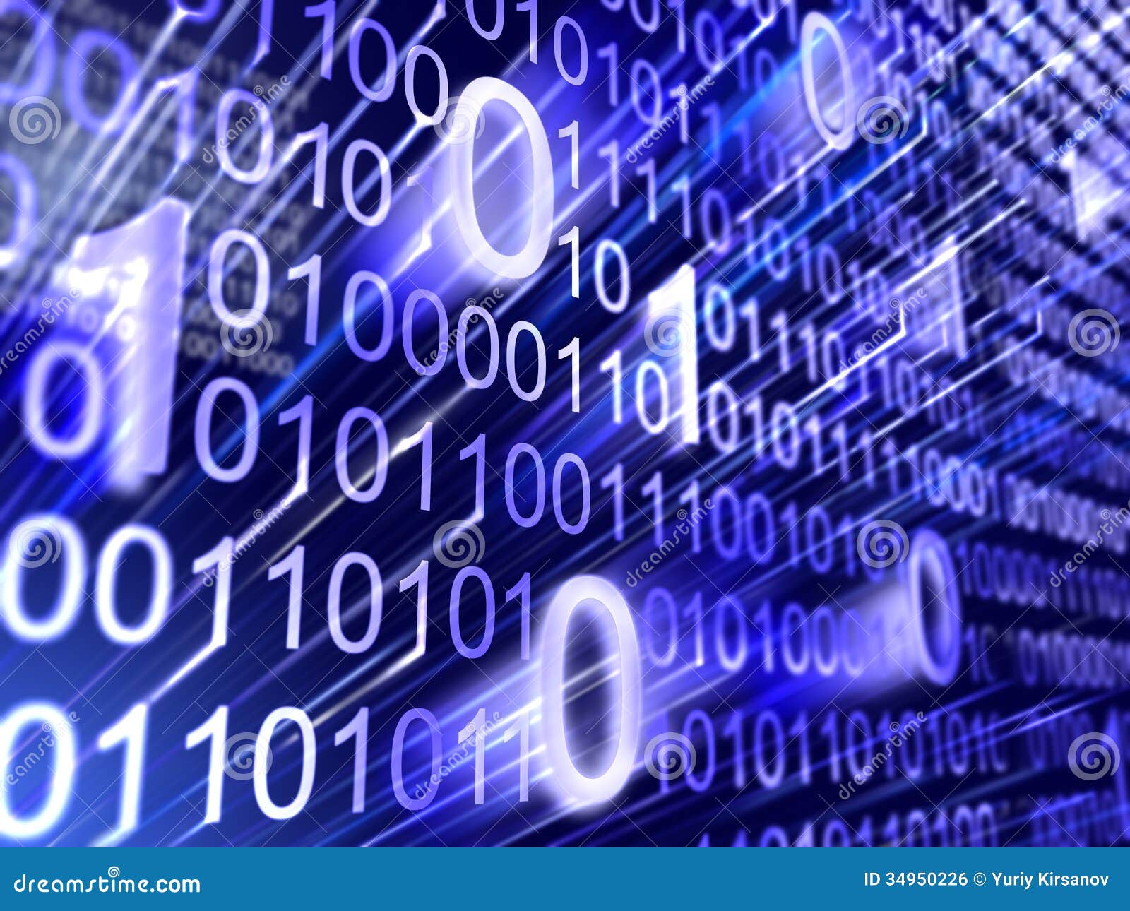 Fondo del código binario stock de ilustración. Ilustración de datos ...