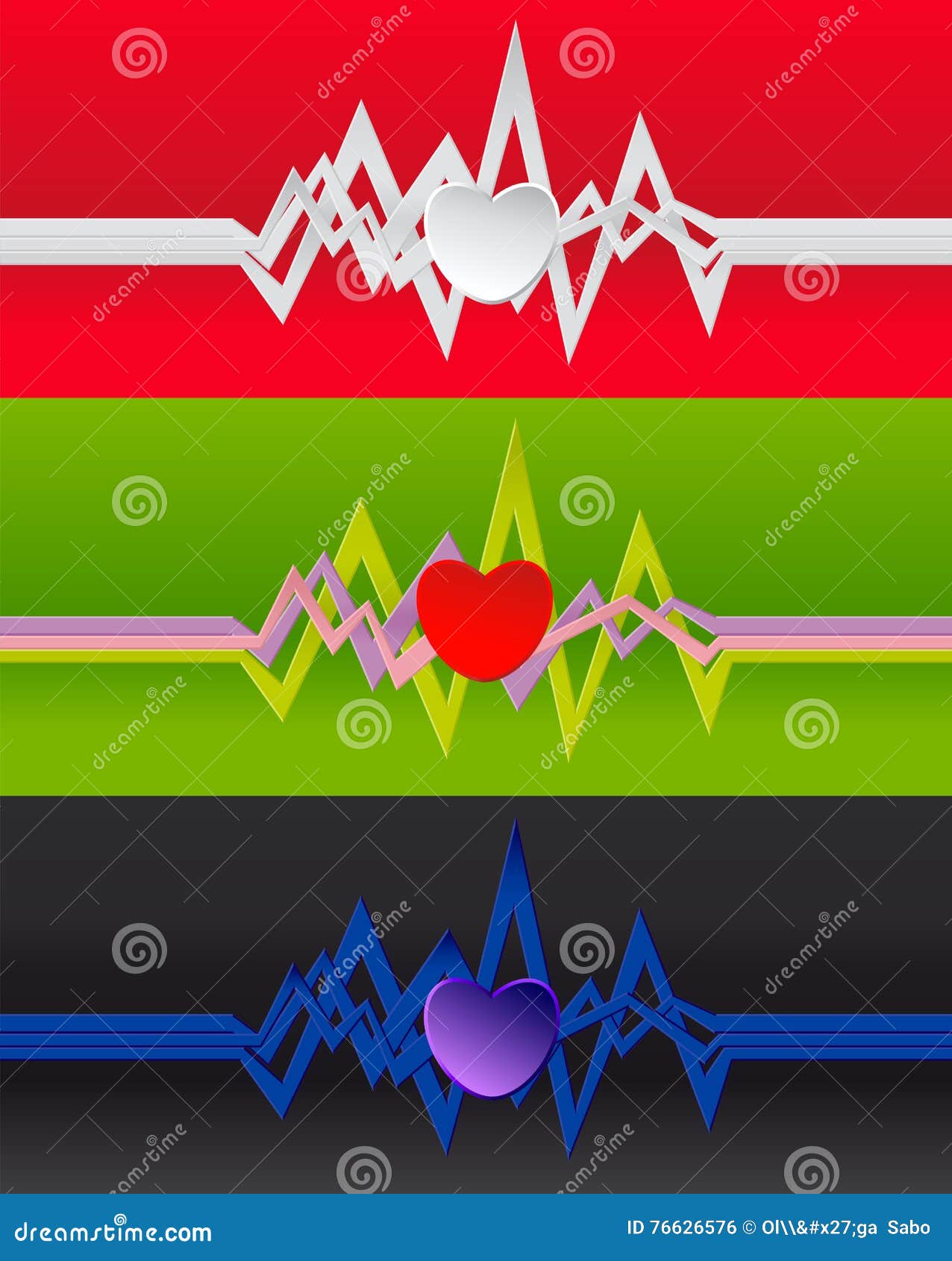 Fondo del cardiograma ilustración del vector. Ilustración de geométrico ...