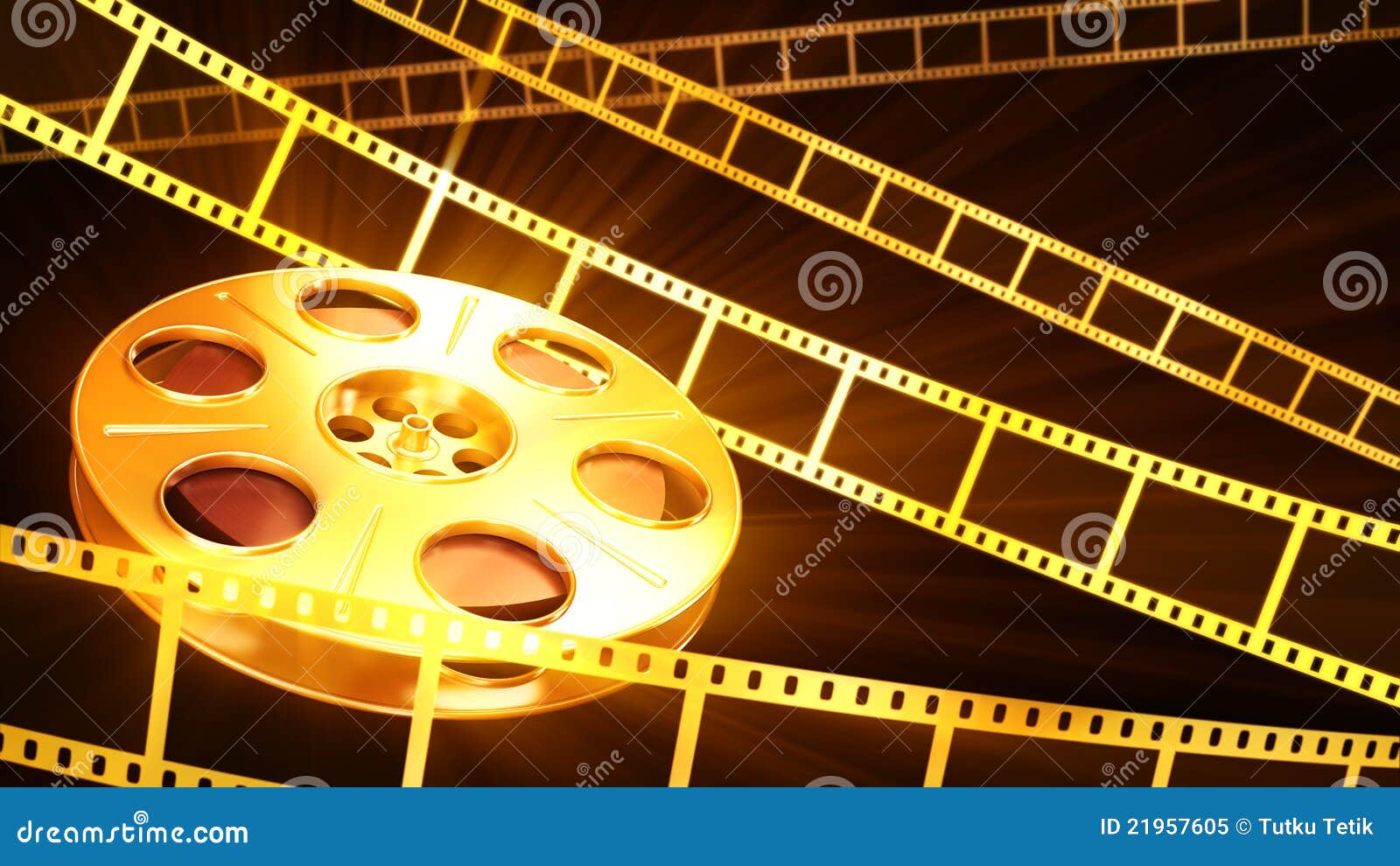 Fondo del cine stock de ilustración. Ilustración de ideas - 21957605