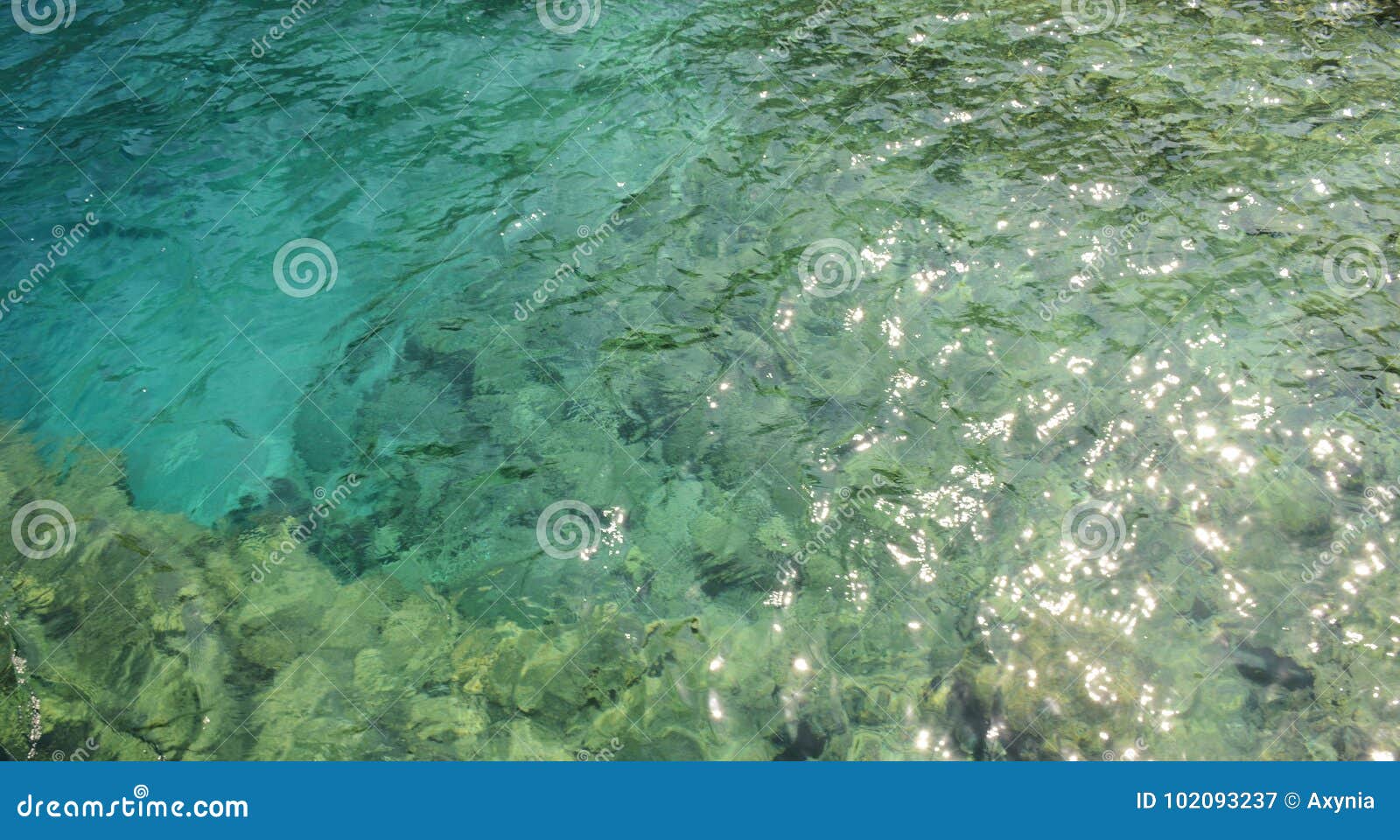 Fondo Del Color De La Agua De Mar De La Turquesa Imagen de archivo ...