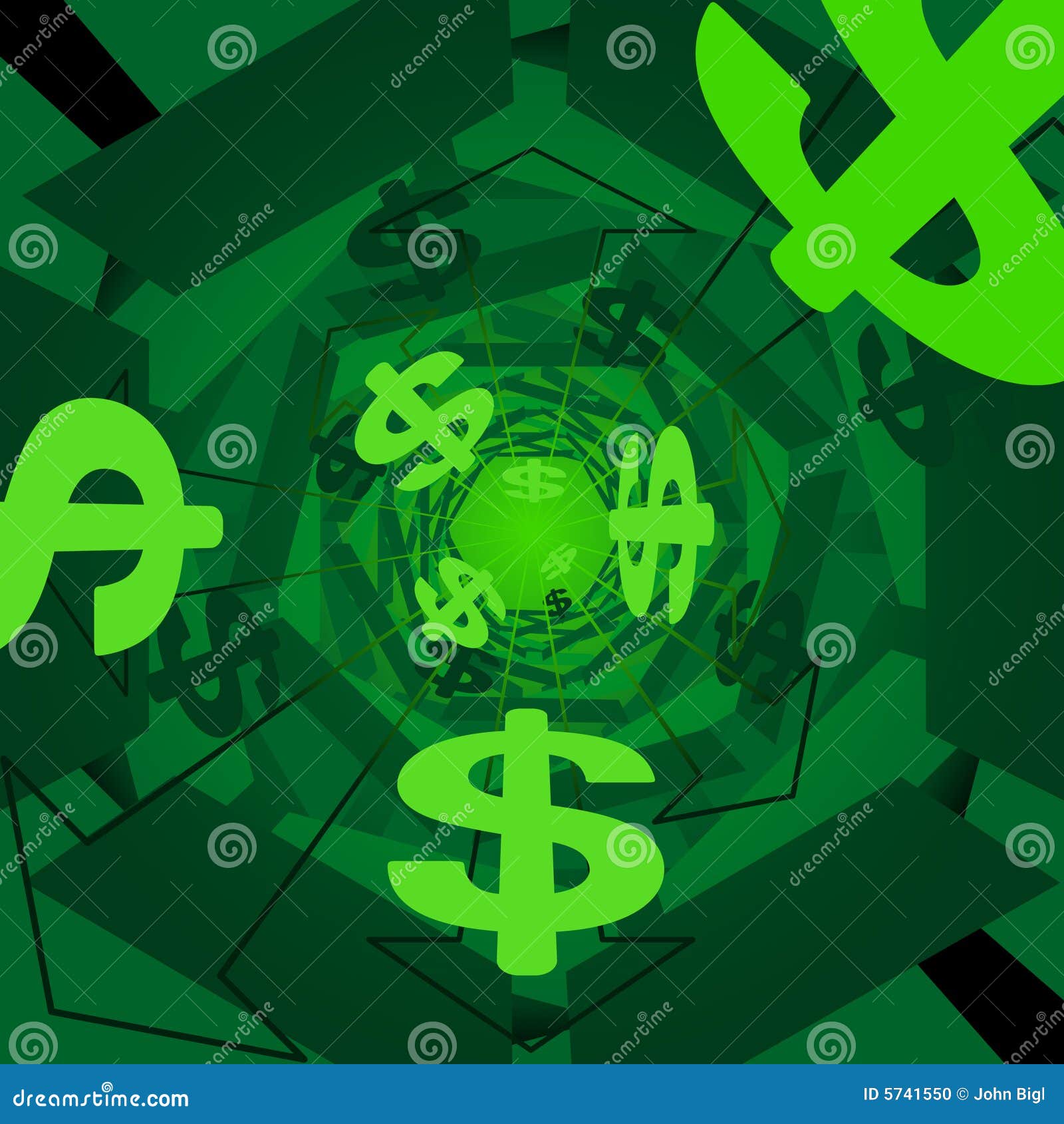 Fondo del dinero verde ilustración del vector. Ilustración de vector ...